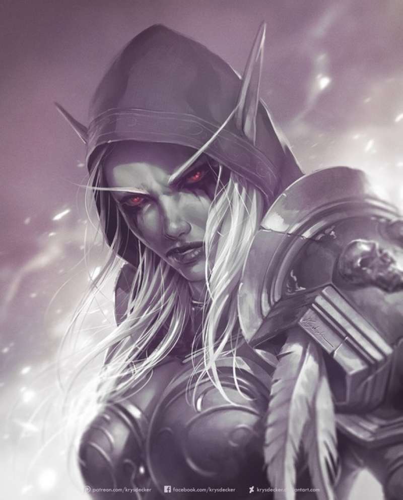 Sylvanas Windrunner - Artwork Sylvanas Windrunner Art - 800x992 ...