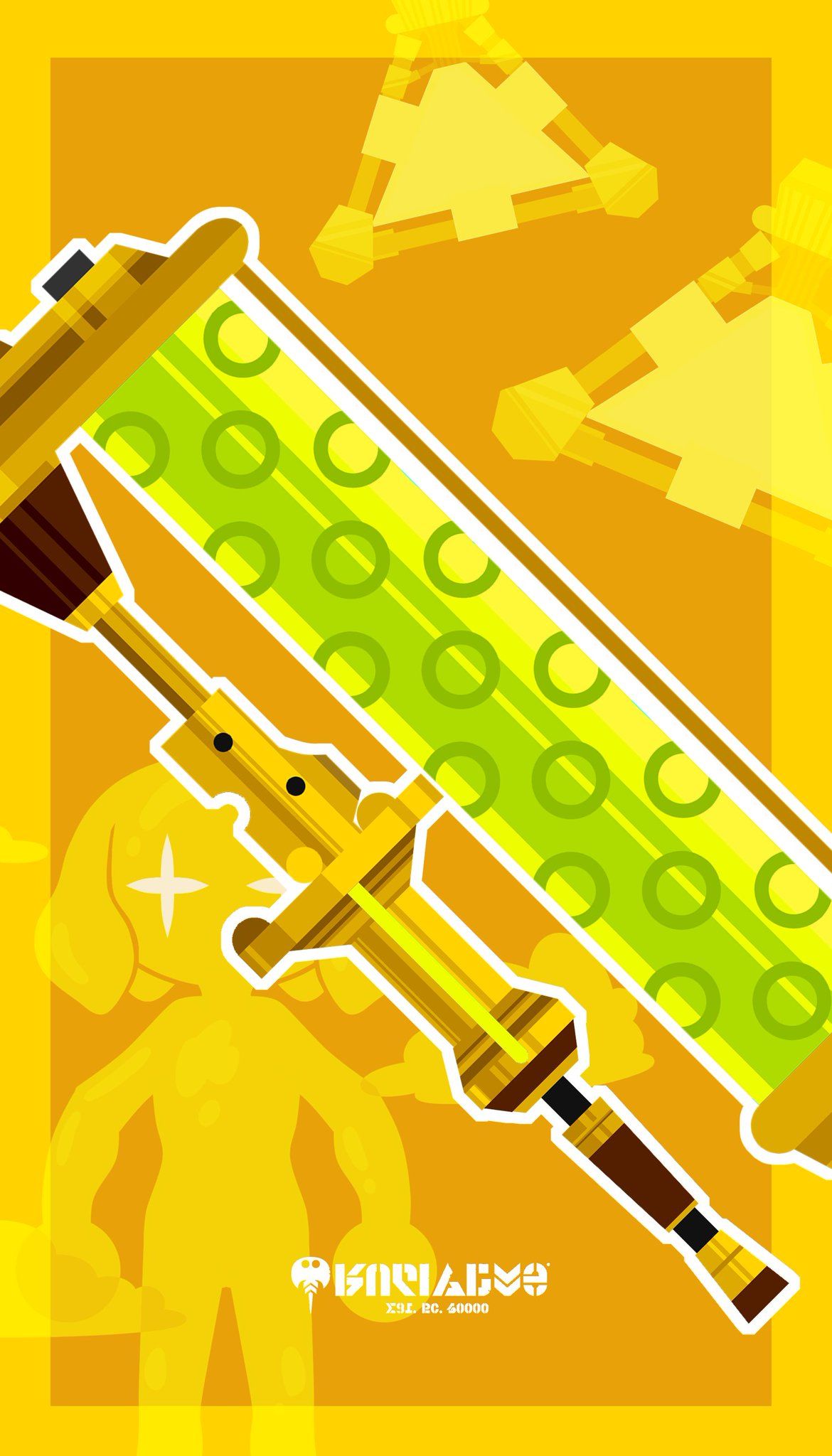 Splatoon 2 Gold Dynamo Roller - 1170x2048 Wallpaper - teahub.io