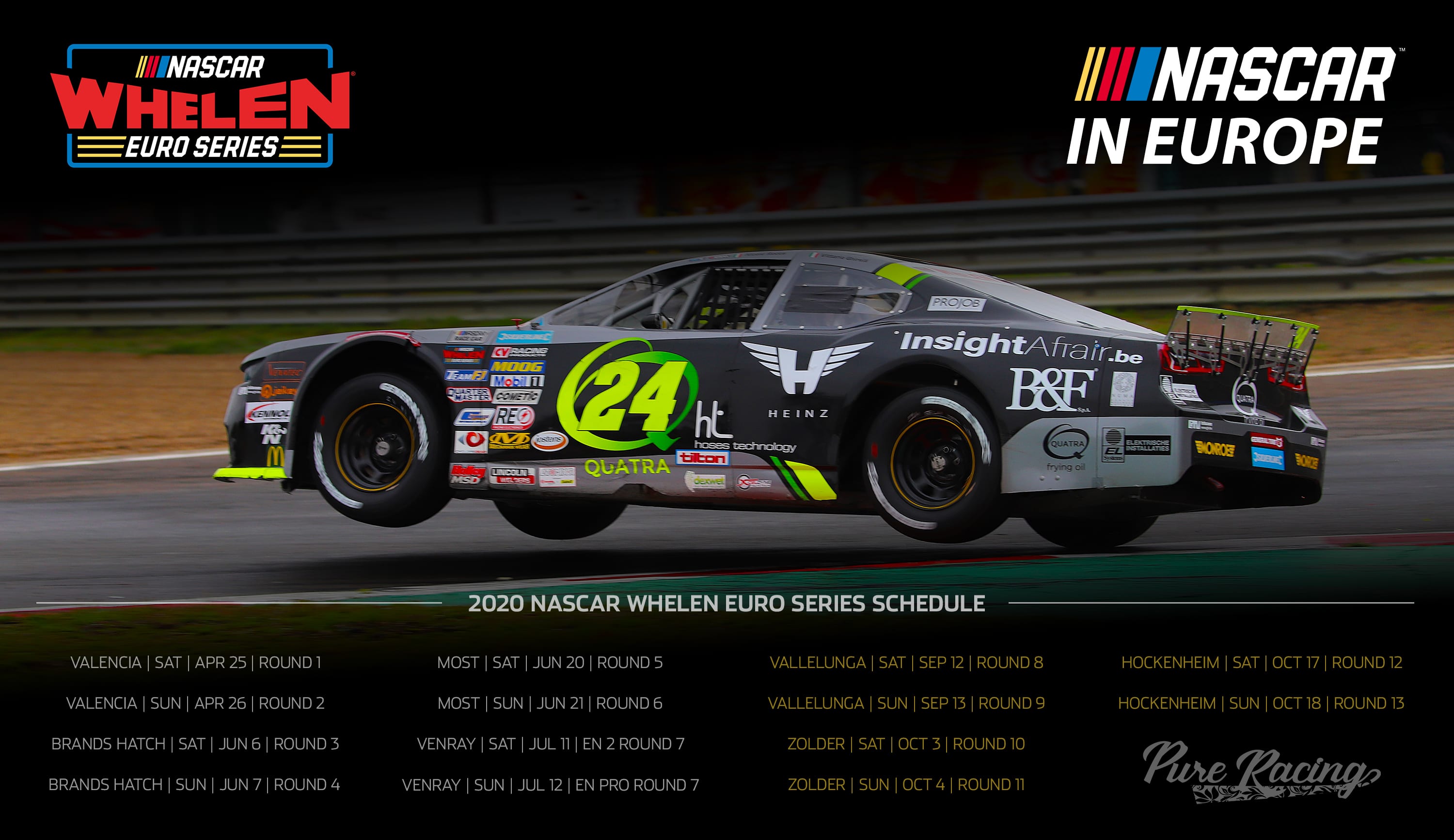 Nascar Whelen Euro Series 2020 Calendar - 3000x1734 Wallpaper - teahub.io