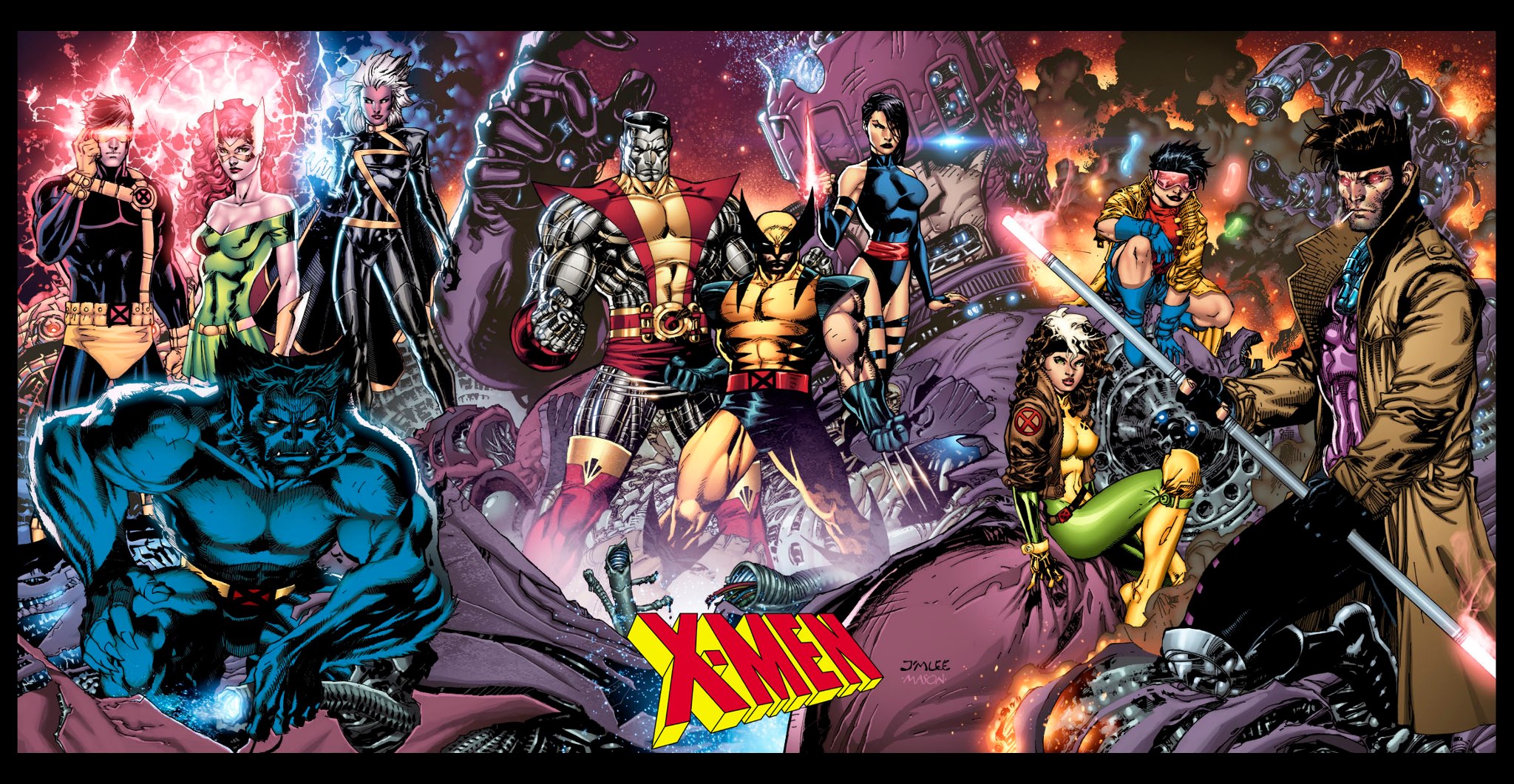 X Men Jim Lee Artwork - 2048x1061 Wallpaper - teahub.io