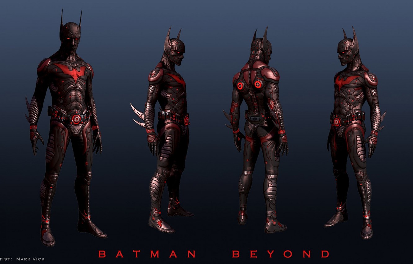 Photo Wallpaper Batman, Suit, Beyond - Batman Beyond Movie Concept Art ...