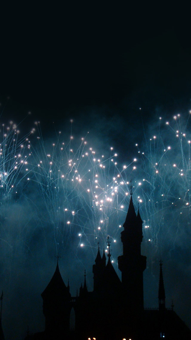 Dream Castle Firework Iphone Wallpaper - Phone Wallpaper Disney ...