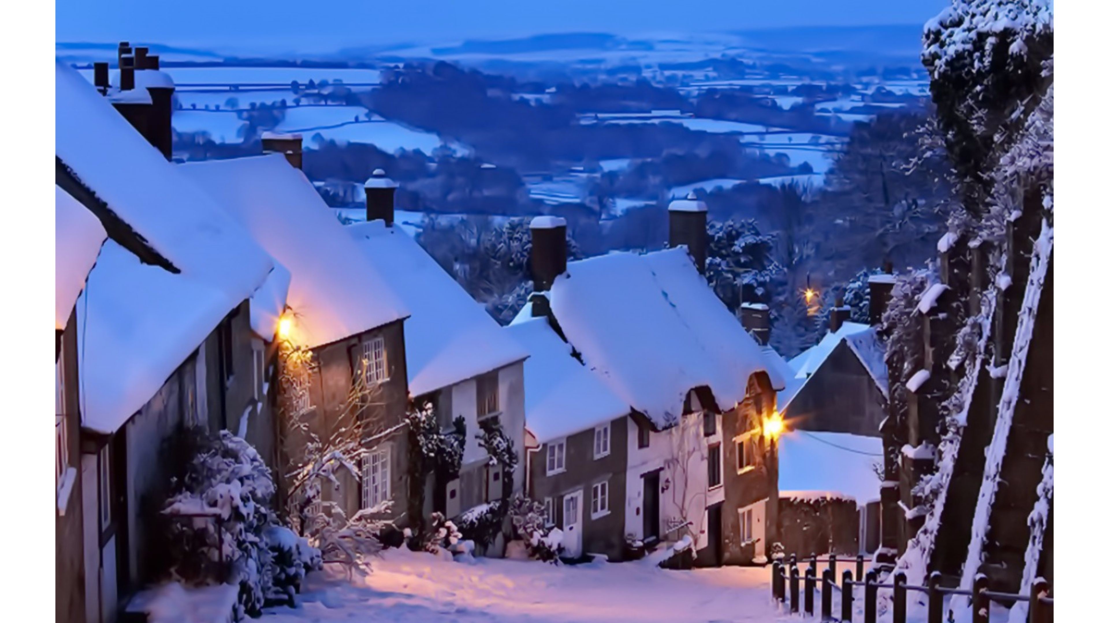 3840x2160, Snow Town 2016 Winter 4k Wallpaper Data - Gold Hill ...