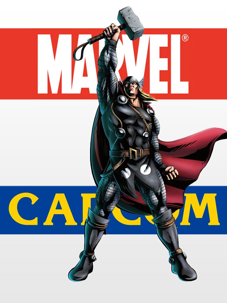 Thor Marvel Vs Capcom - 768x1024 Wallpaper - teahub.io
