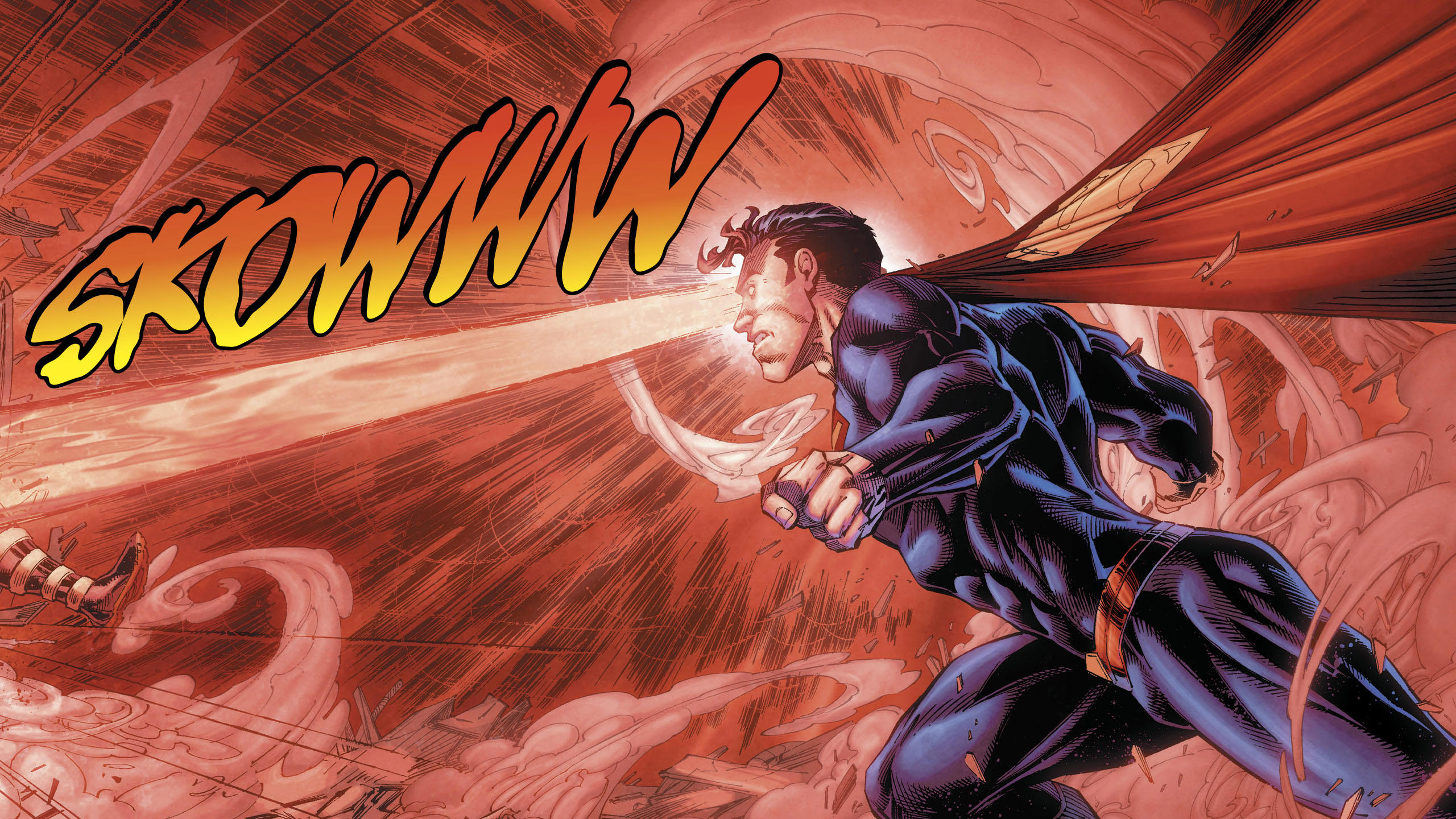 Superman Fan Art Heat Vision - 2560x1440 Wallpaper - teahub.io