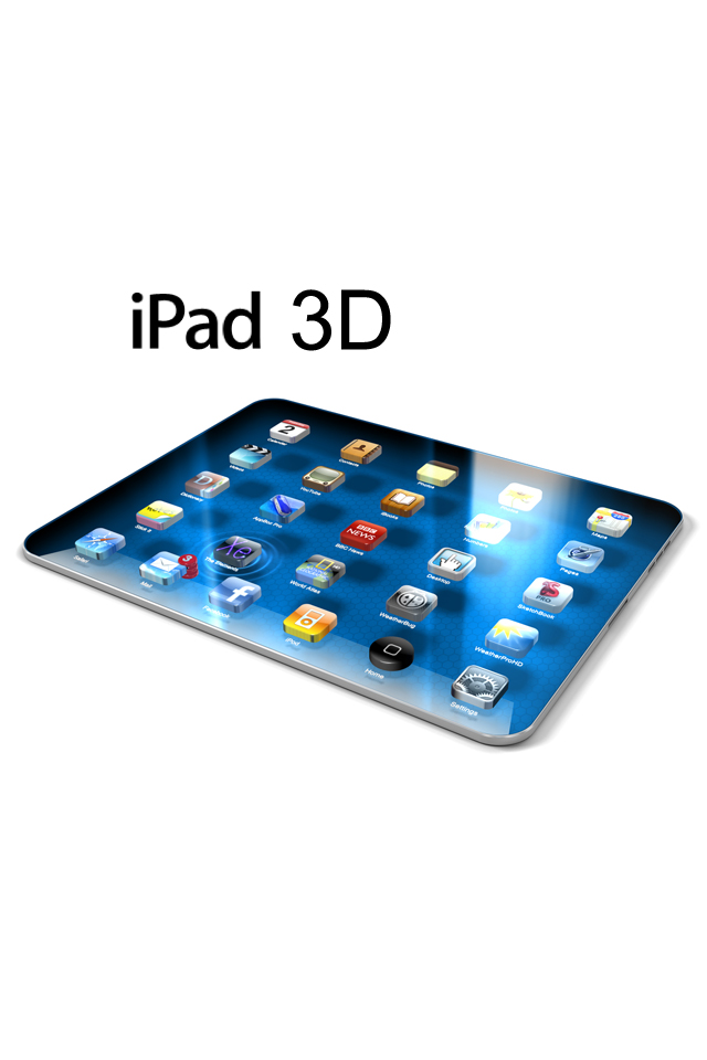 Ipad 3d Wallpaper - Ipad 3 - 640x960 Wallpaper - teahub.io
