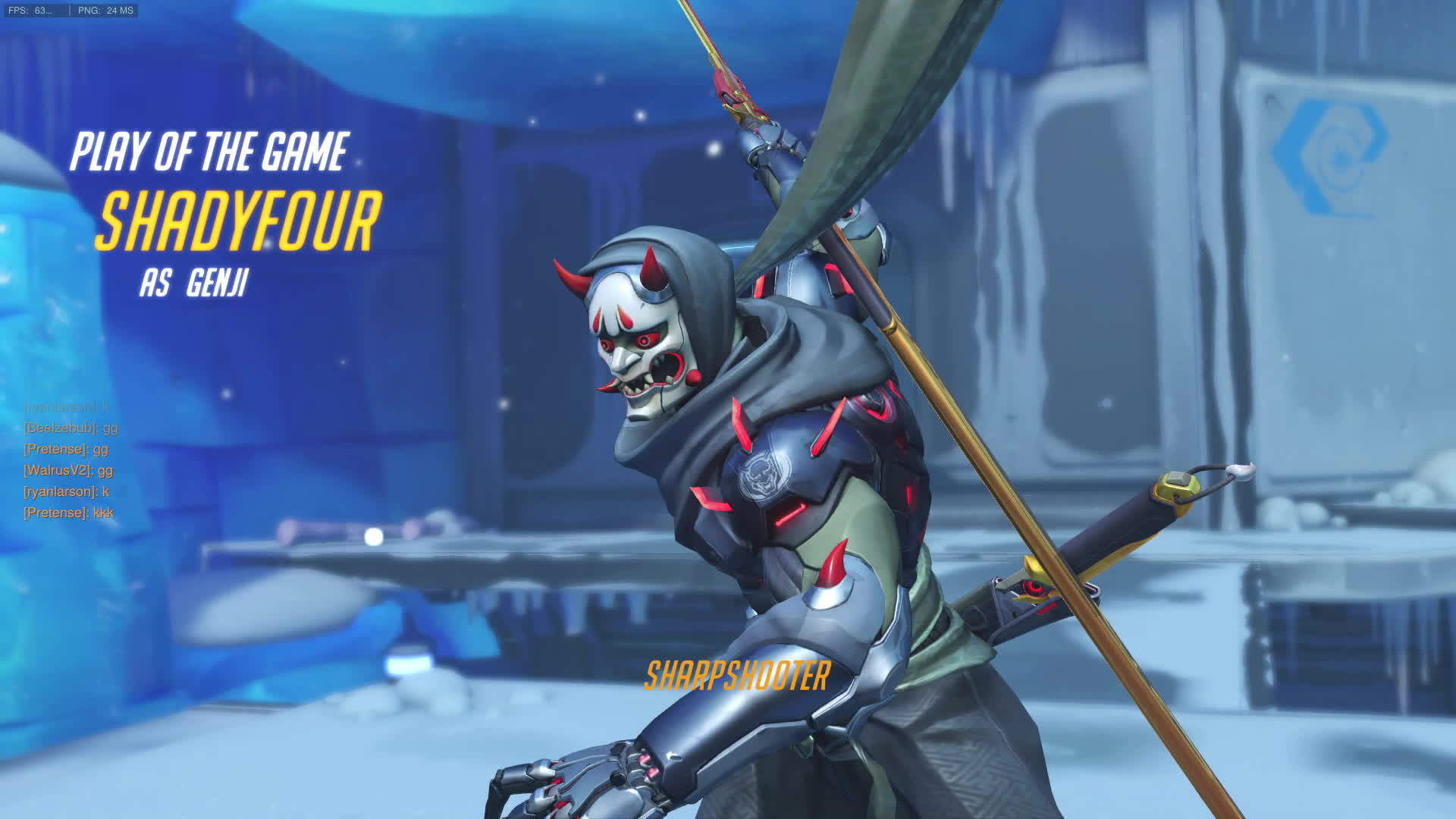 Genji Oni Golden Weapon - 1920x1080 Wallpaper - teahub.io