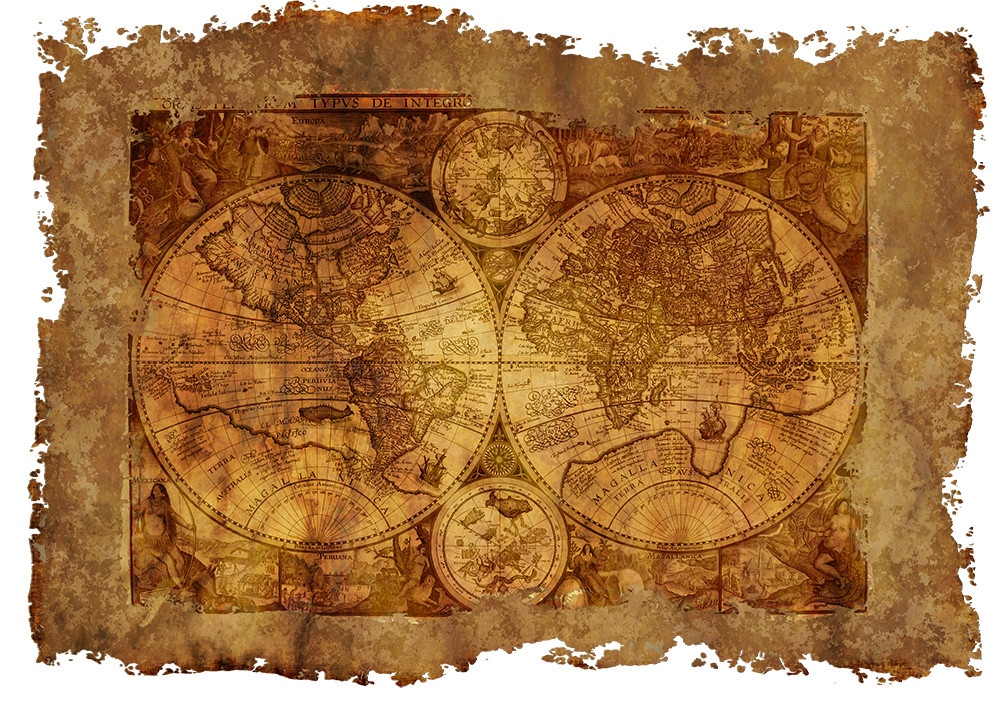 Here Be Dragons Old Maps - 1000x707 Wallpaper - teahub.io