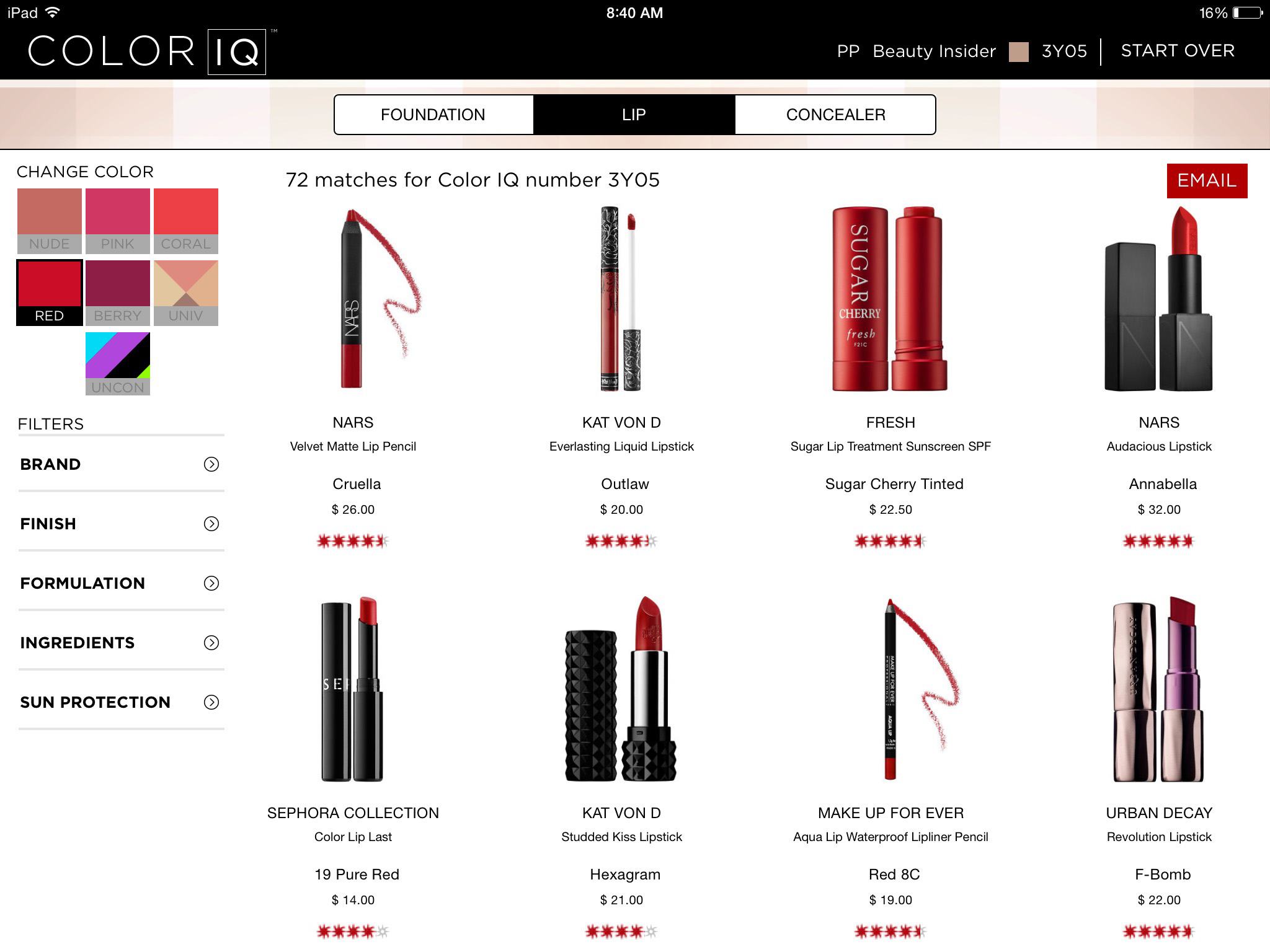 Sephora Color Iq For Lip Color - 2048x1536 Wallpaper - teahub.io