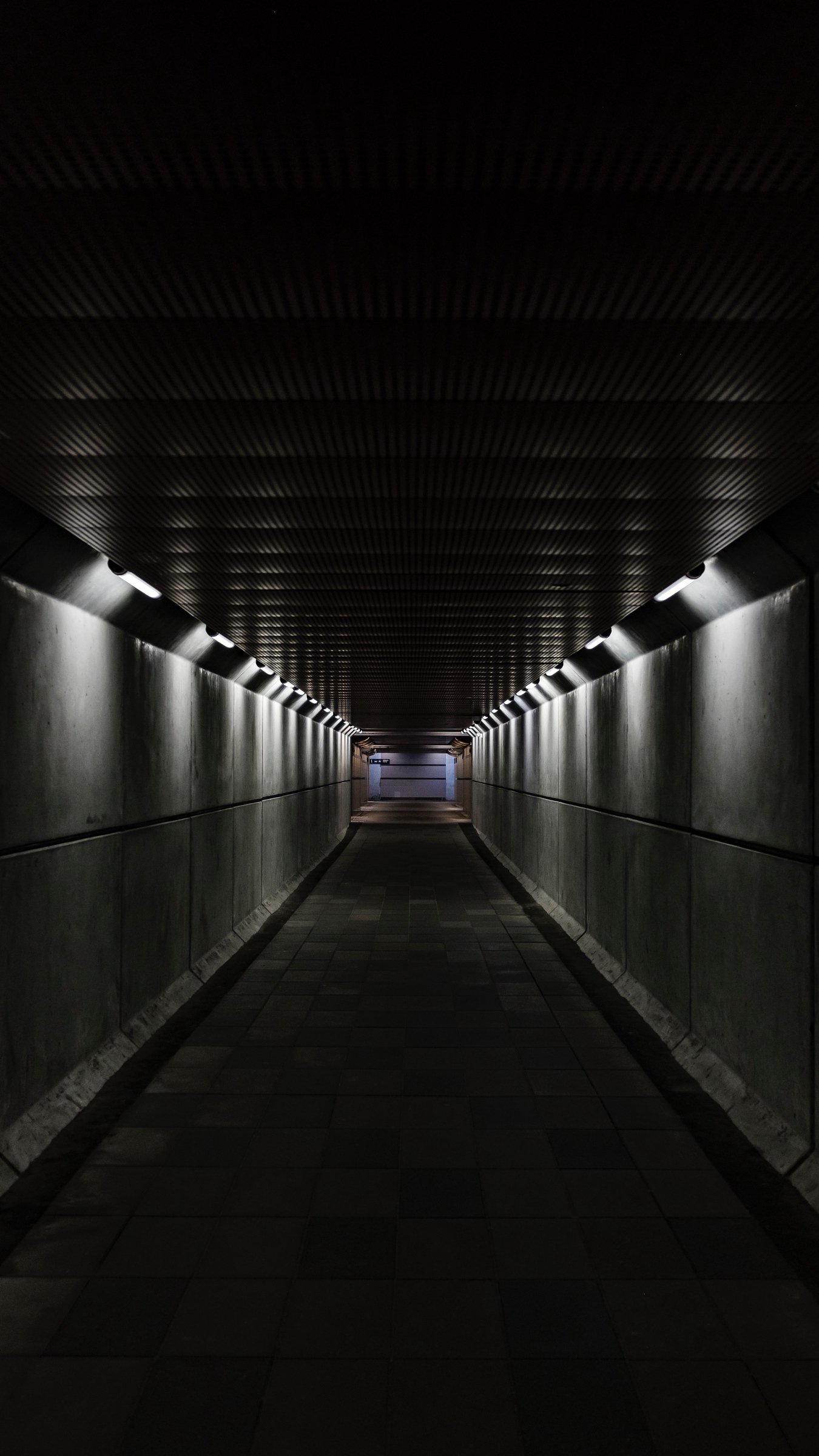 Wallpaper Tunnel, Corridor, Dark, Gray - Durrës - 1350x2400 Wallpaper ...