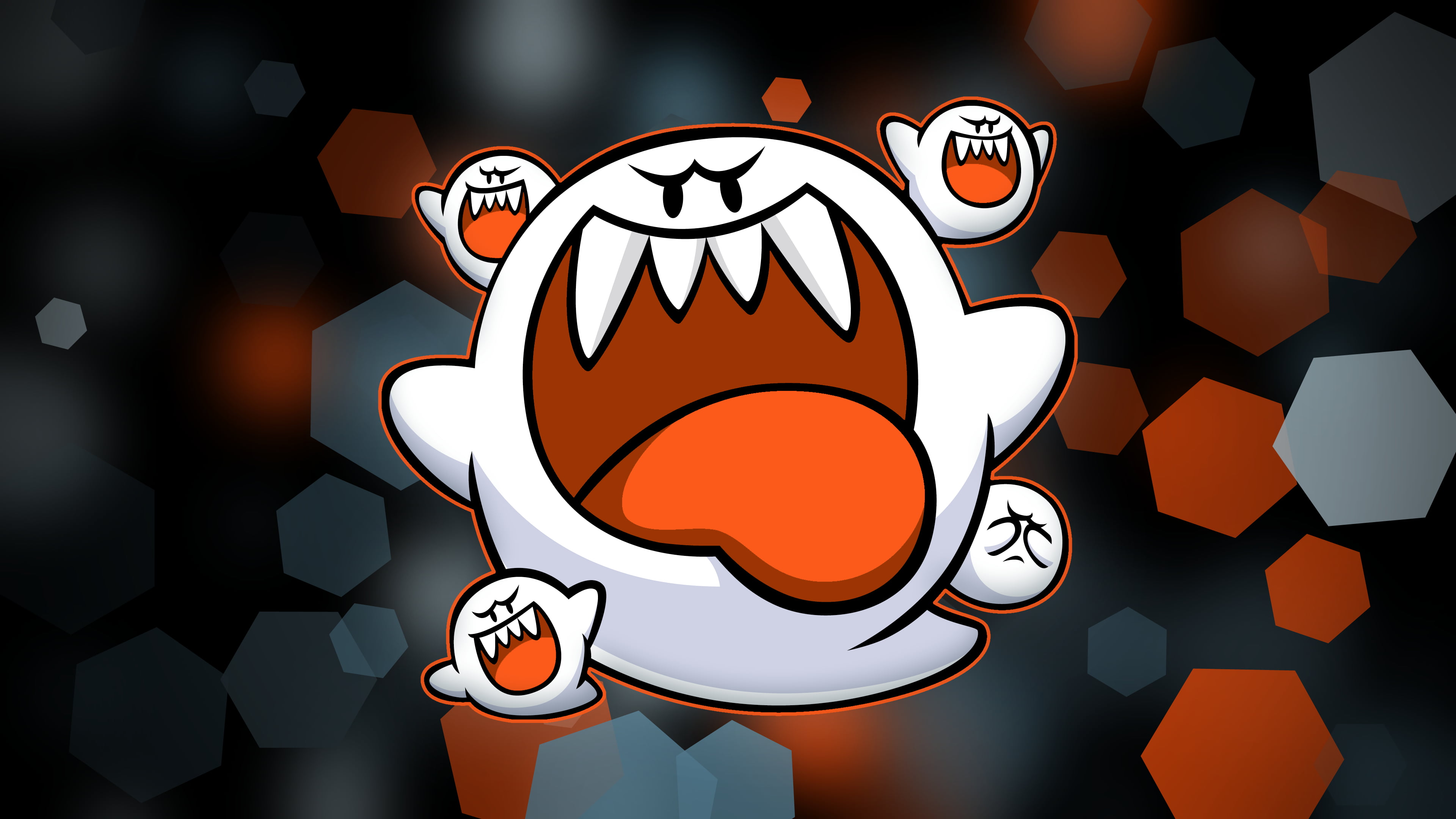 Boo Mario 3840x2160 Wallpaper