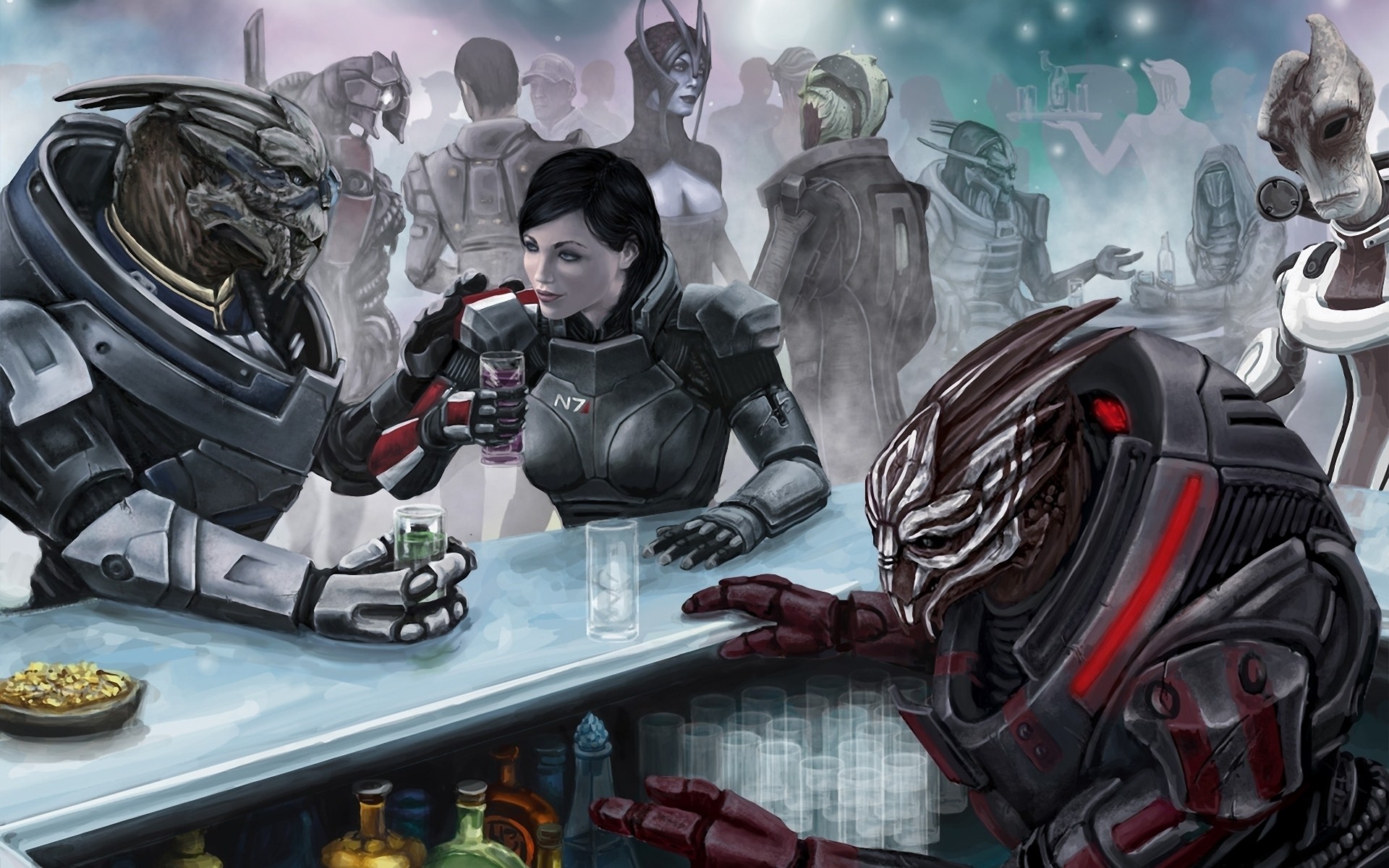 Other Games Exhibition Technology Illustration Desktop Female Shepard