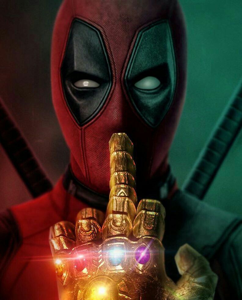 Deadpool Showing Middle Finger - 792x980 Wallpaper - teahub.io
