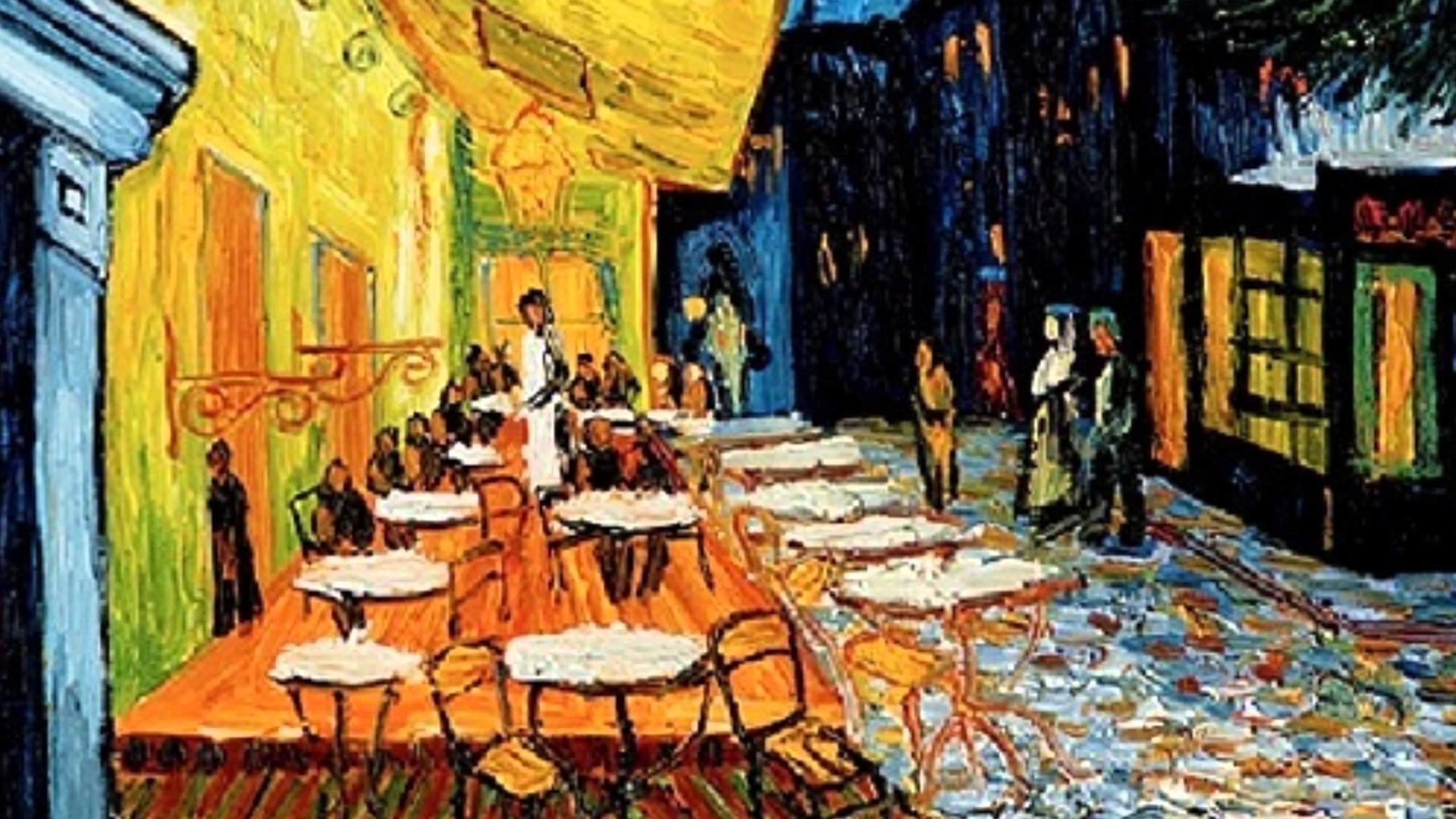 The Cafe Terrace At Night - Cafe Terrace At Night Hd - 1920x1080 ...