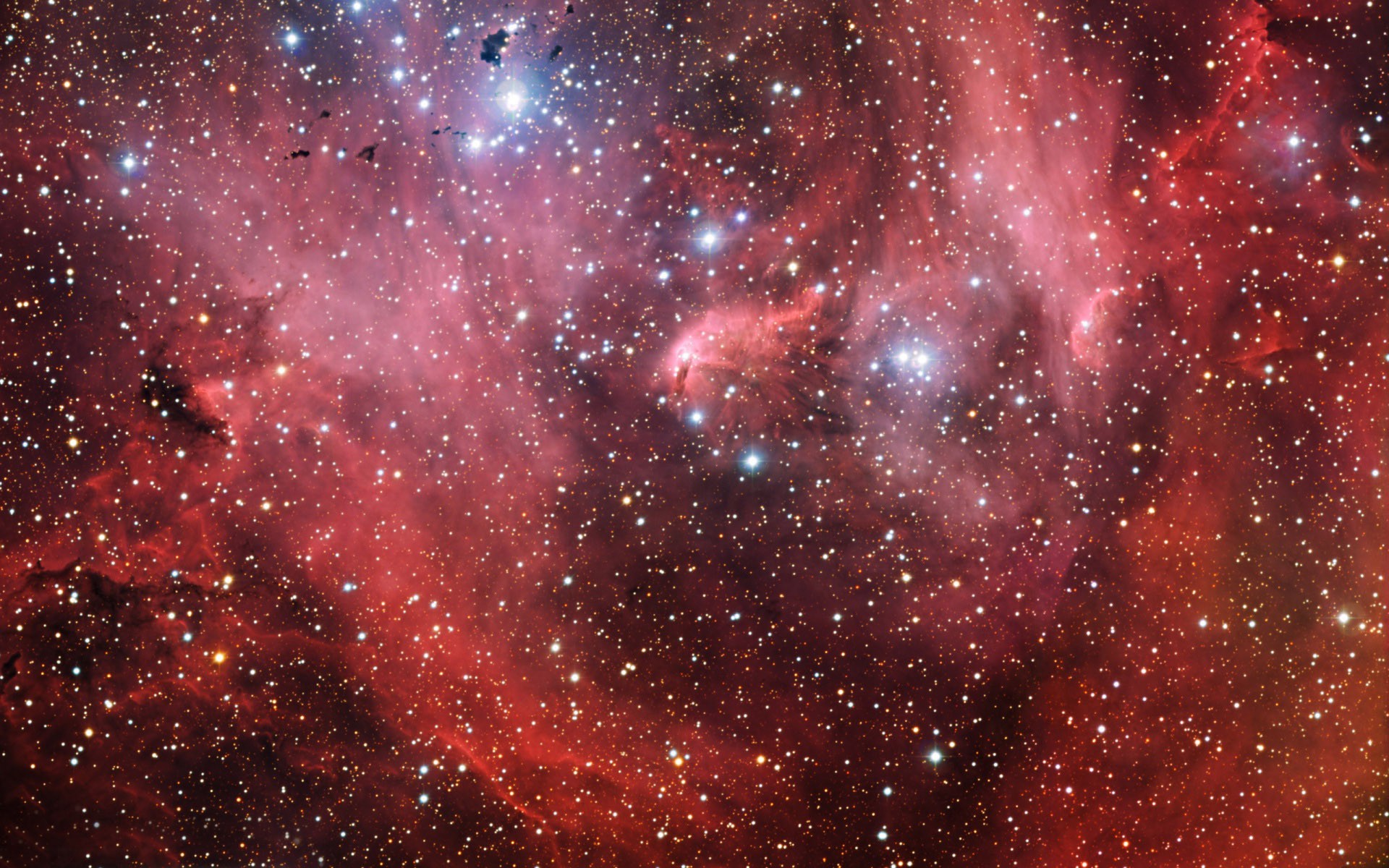 Red Galaxy - Red Galaxy Background Hd - 1920x1200 Wallpaper - teahub.io