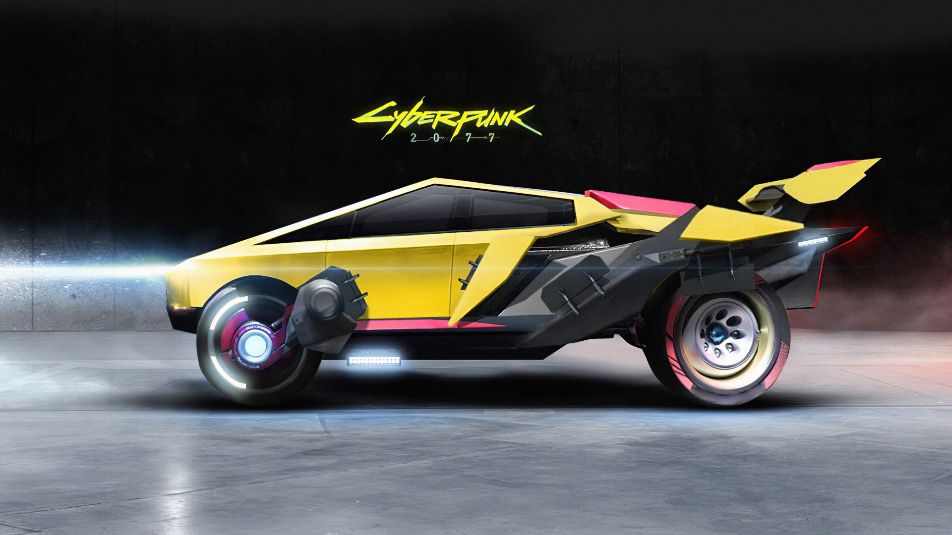 Cybertruck In Cyberpunk 2077 - 1920x1080 Wallpaper - teahub.io