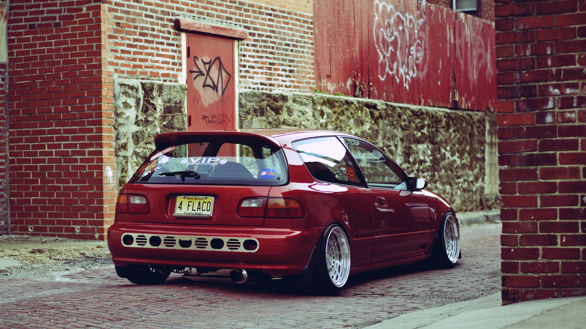 Honda Civic Red Tuning - 1920x1080 Wallpaper - teahub.io