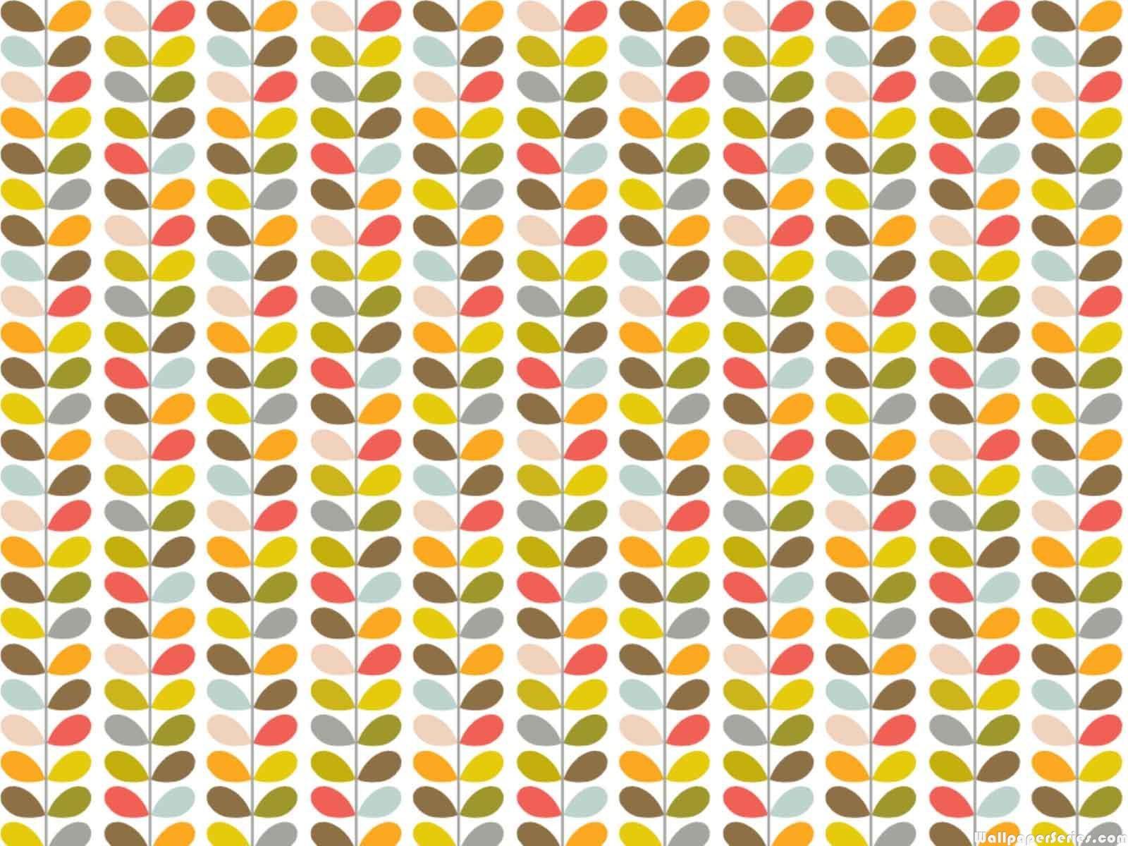 Hd Cute Colorful Pattern Wallpaper - Stem Pattern Orla Kiely ...