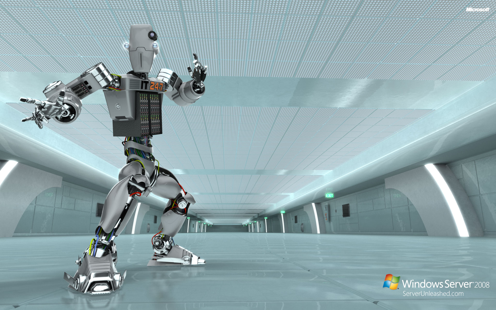 Windows Server 2008 Robot - 1920x1200 Wallpaper - teahub.io