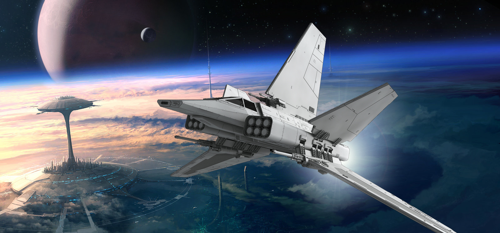 Alpha Class Star Wing - 1600x747 Wallpaper - teahub.io