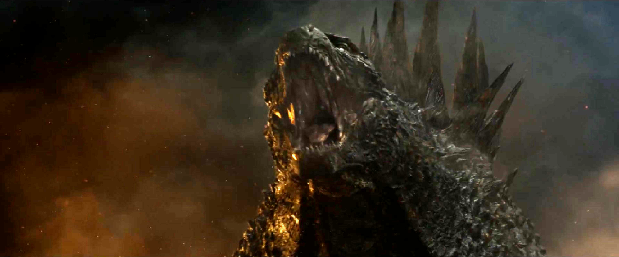 Godzilla 2014 - Godzilla Roar - 1272x528 Wallpaper - teahub.io