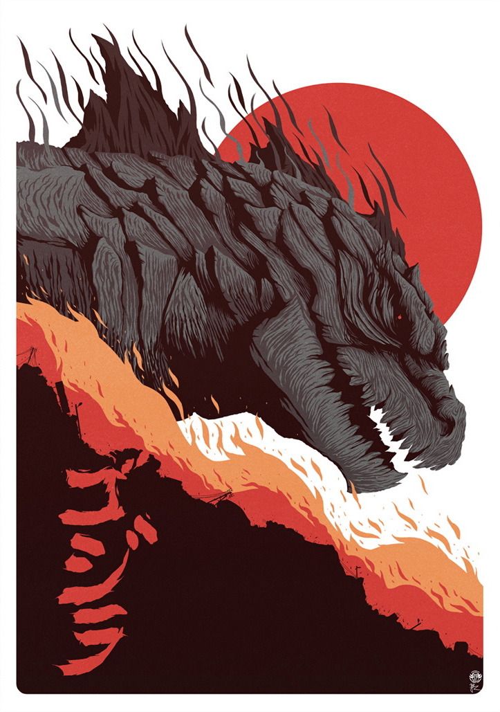 Japanese Godzilla - 723x1029 Wallpaper - teahub.io