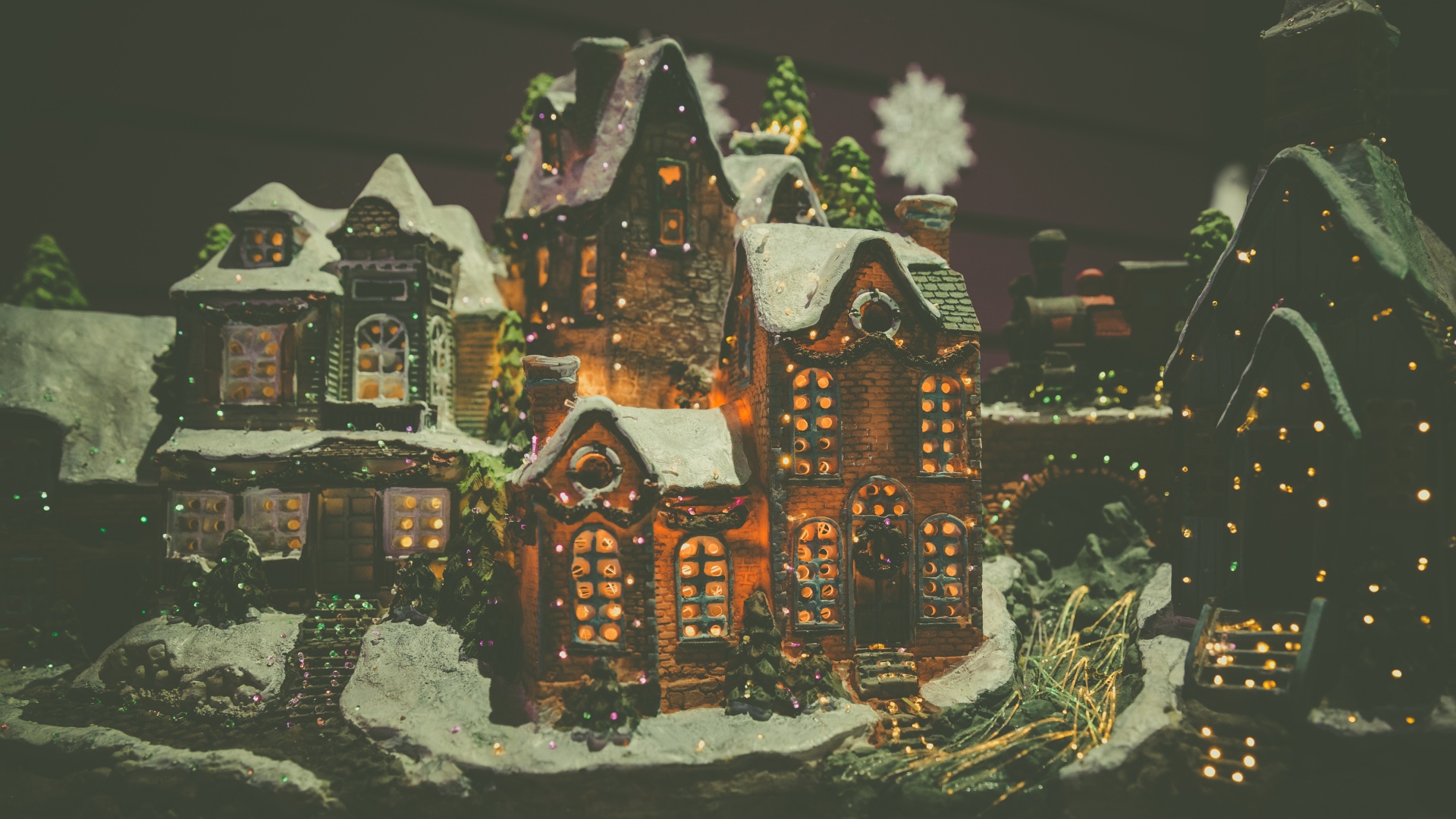 Building Celebration Christmas Free Photo - House - 1920x1080 Wallpaper ...