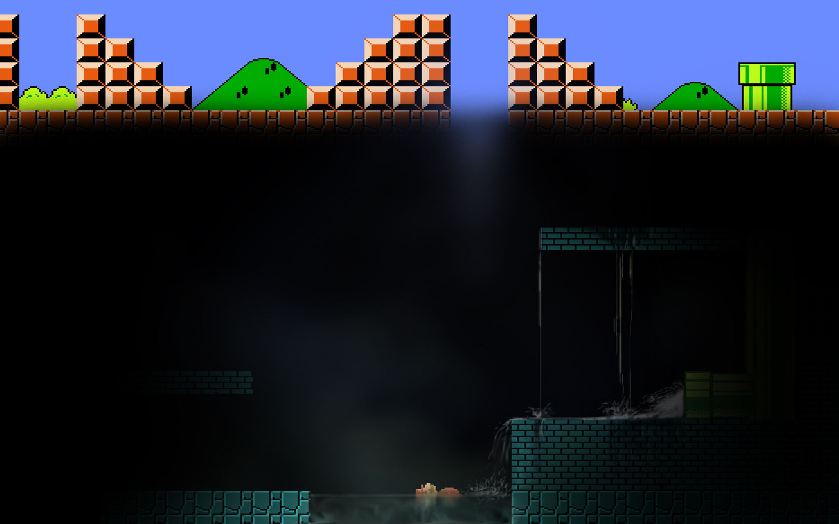 Mario Water Background - 1680x1050 Wallpaper - teahub.io