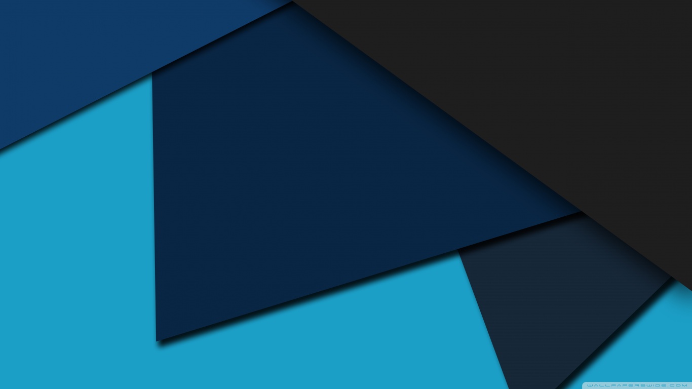 Material Design Background Blue - 1366x768 Wallpaper - teahub.io