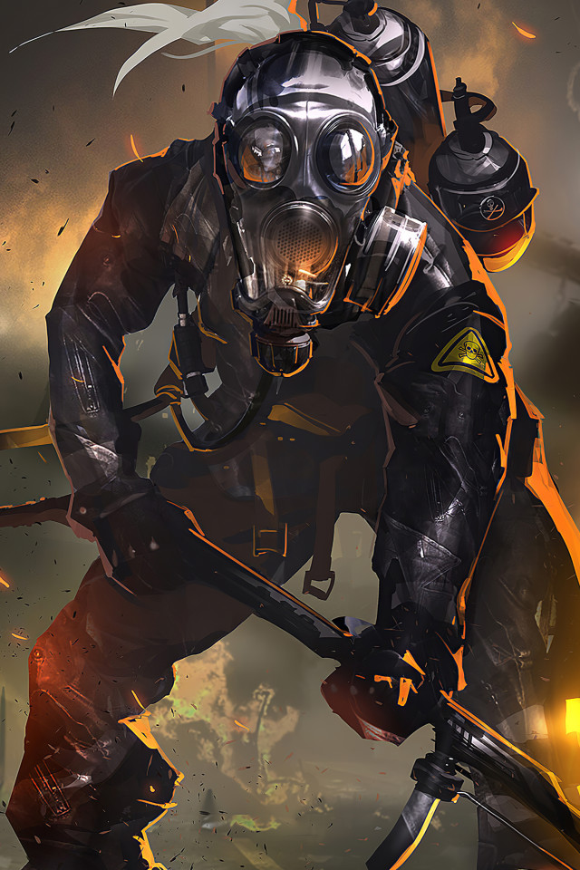Fire Man Wallpaper Hd - 640x960 Wallpaper - teahub.io
