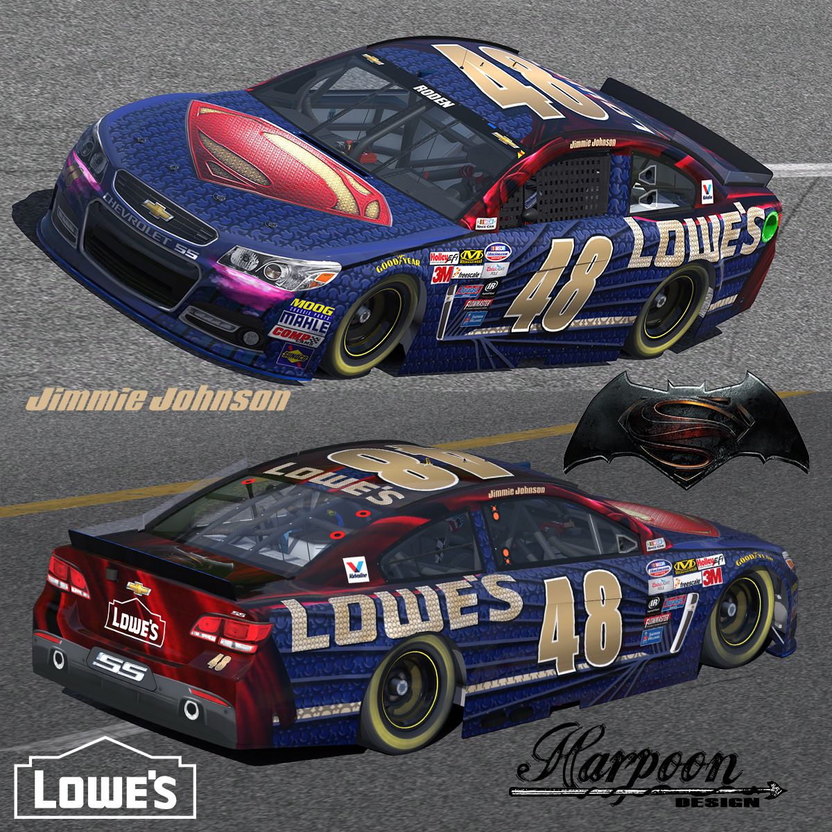 Superman Nascar - 1200x1200 Wallpaper - teahub.io