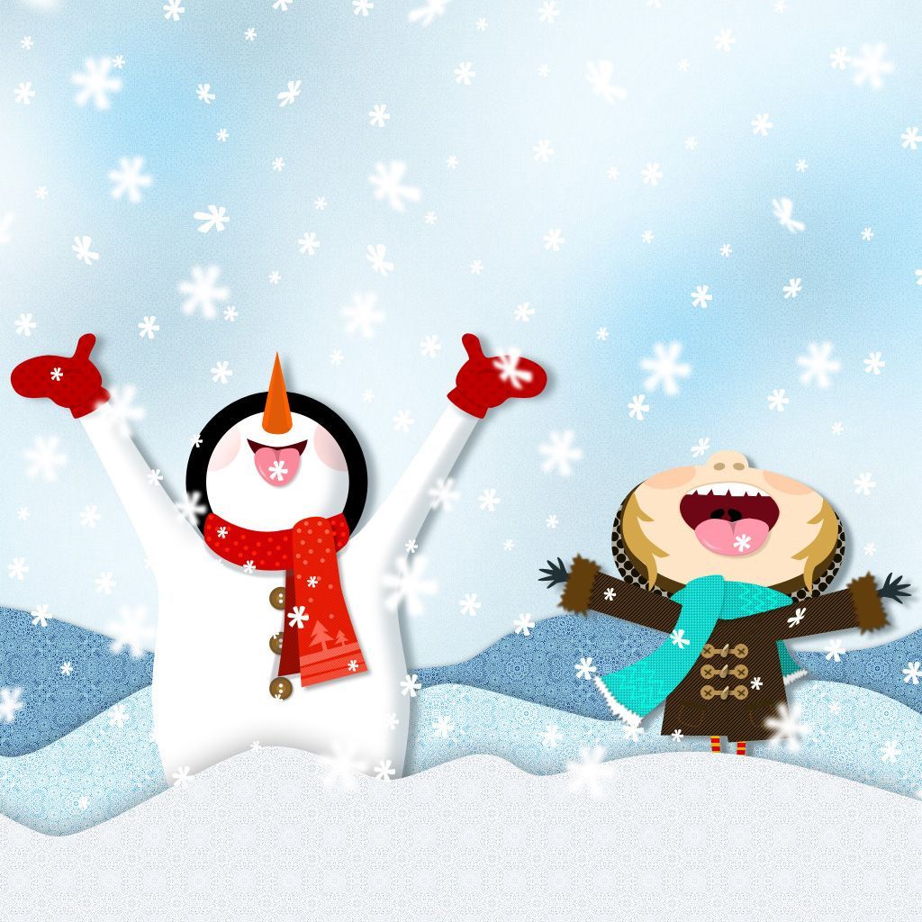 Snowman High Definition Wallpapers - 1024x1024 Wallpaper - teahub.io