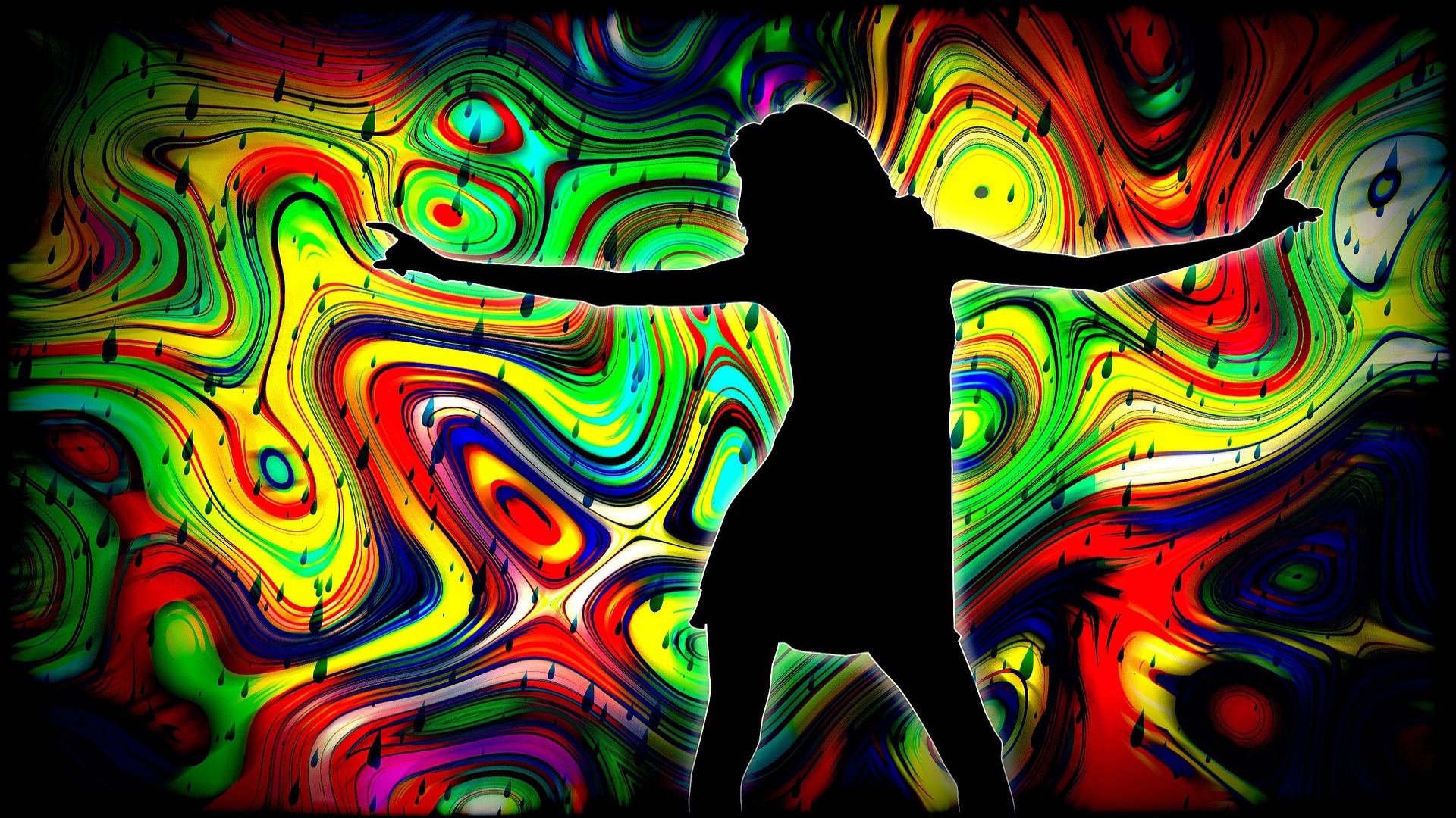 Psychedelic Dance Party - 1920x1080 Wallpaper - teahub.io