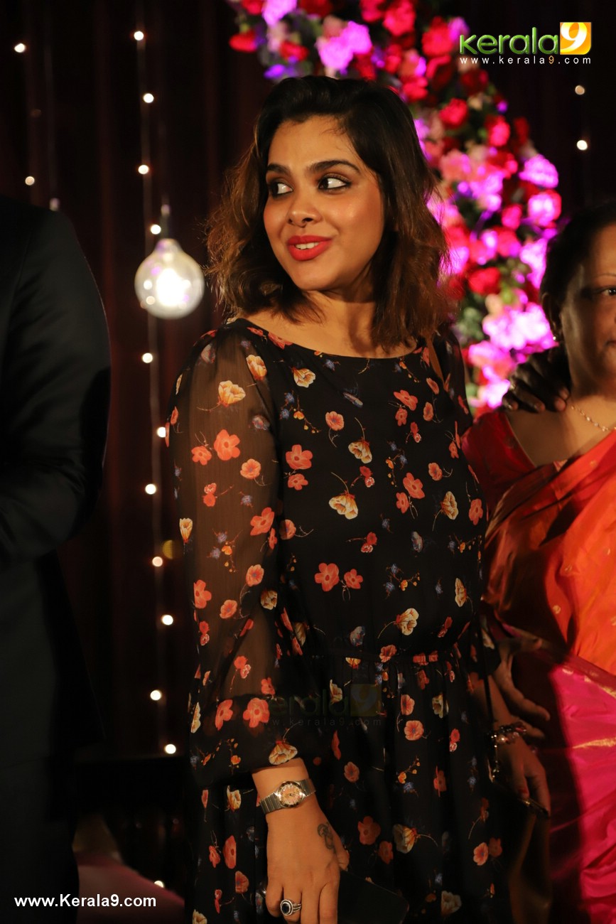 Kadhal Sandhya At Sibi Malayil Daughter Engagement - Kadhal Sandhya ...