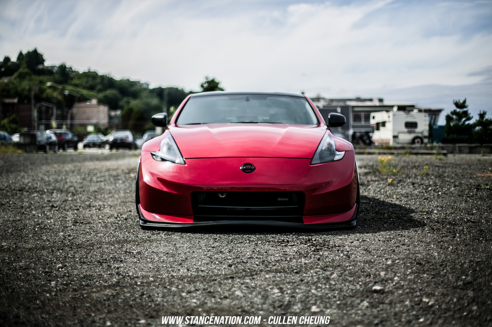 Red 370z Nismo Stanced - 1680x1118 Wallpaper - teahub.io