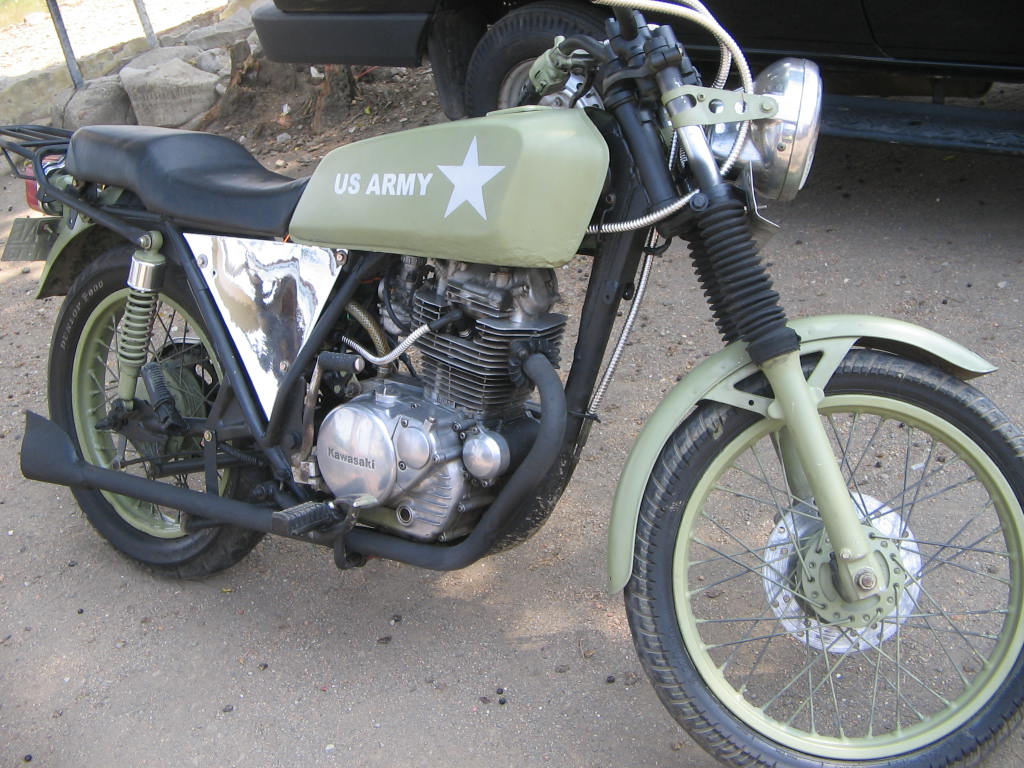 Yamaha Rsx 100 1988 Wallpapers - Yamaha Rx 100 Modified Army Colour ...