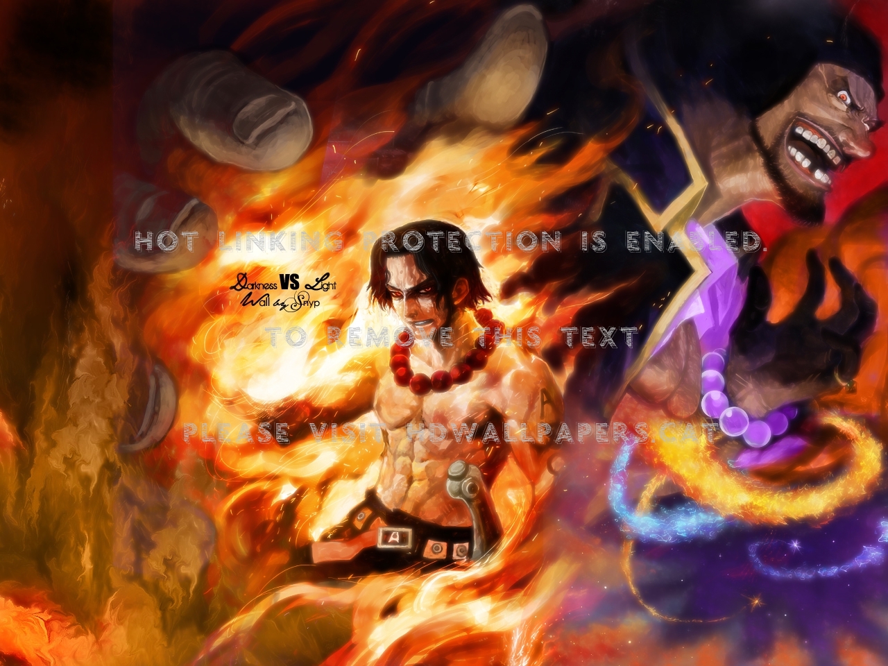 Ace Blackbeard Whitebeard Pirates One Piece - One Piece Ace Pugno Di ...