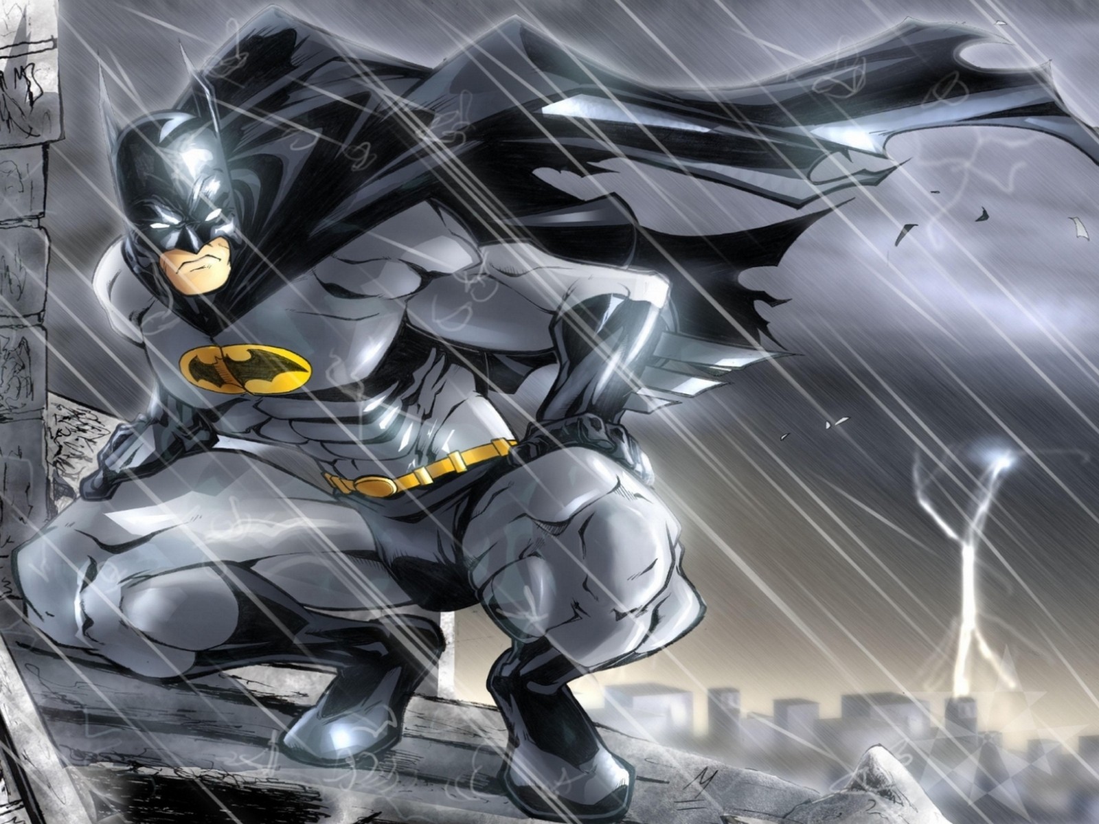 Fondo De Batman Animado - 1600x1200 Wallpaper - teahub.io