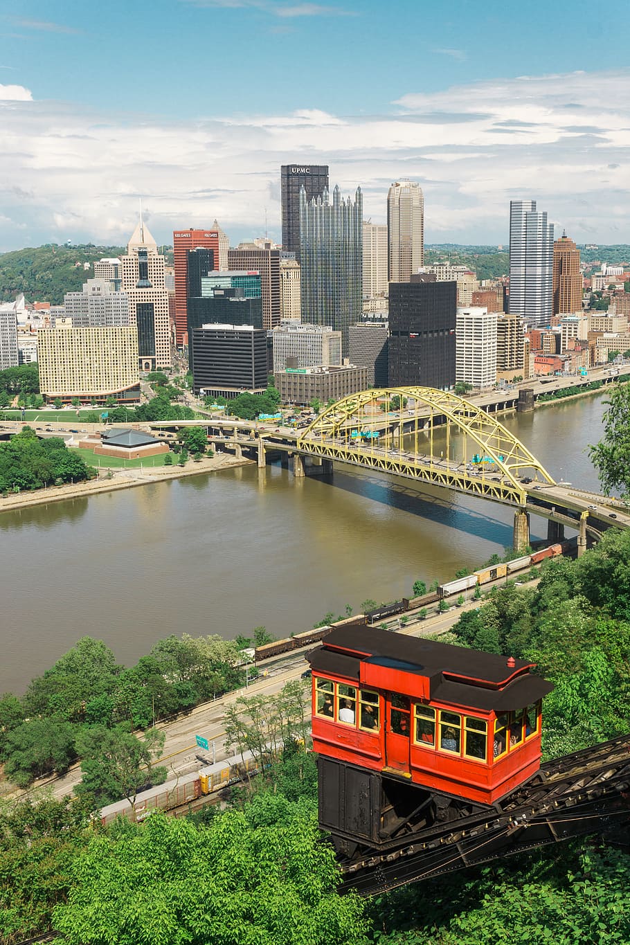 Pittsburgh, United States, Duquesne Incline, Bridge, - Duquesne Incline ...