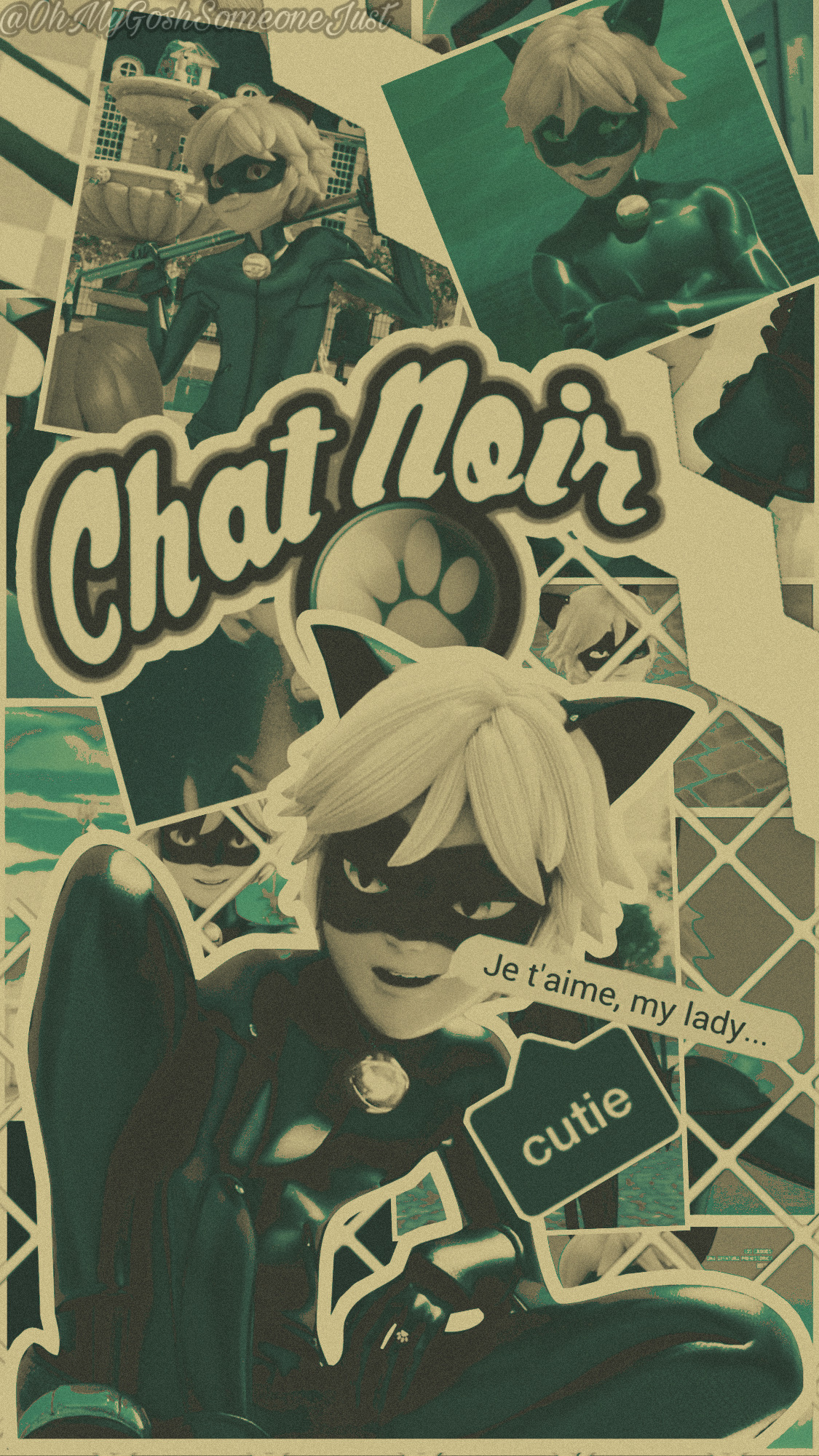 Chat Aesthetic Wallpaper I Made This With @ladynoir06 - Poster ...
