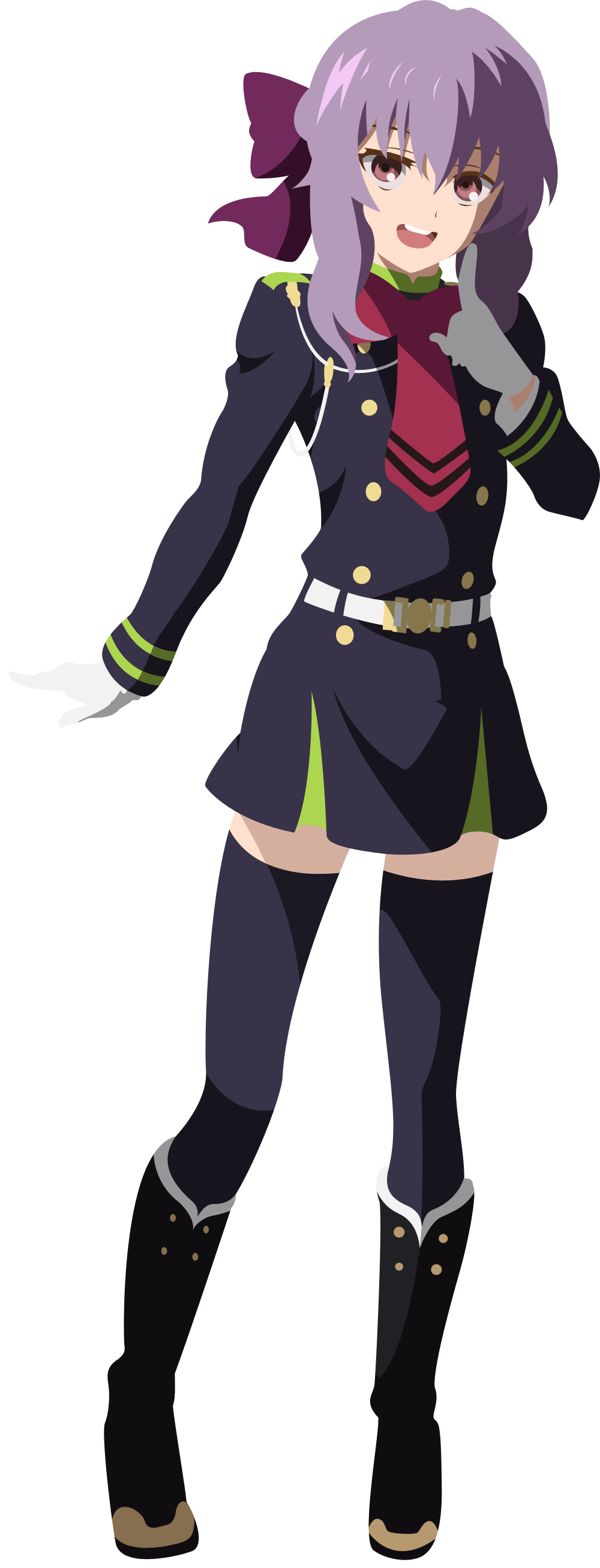 Thumb Image - Shinoa Hiiragi Png - 1000x2611 Wallpaper - teahub.io