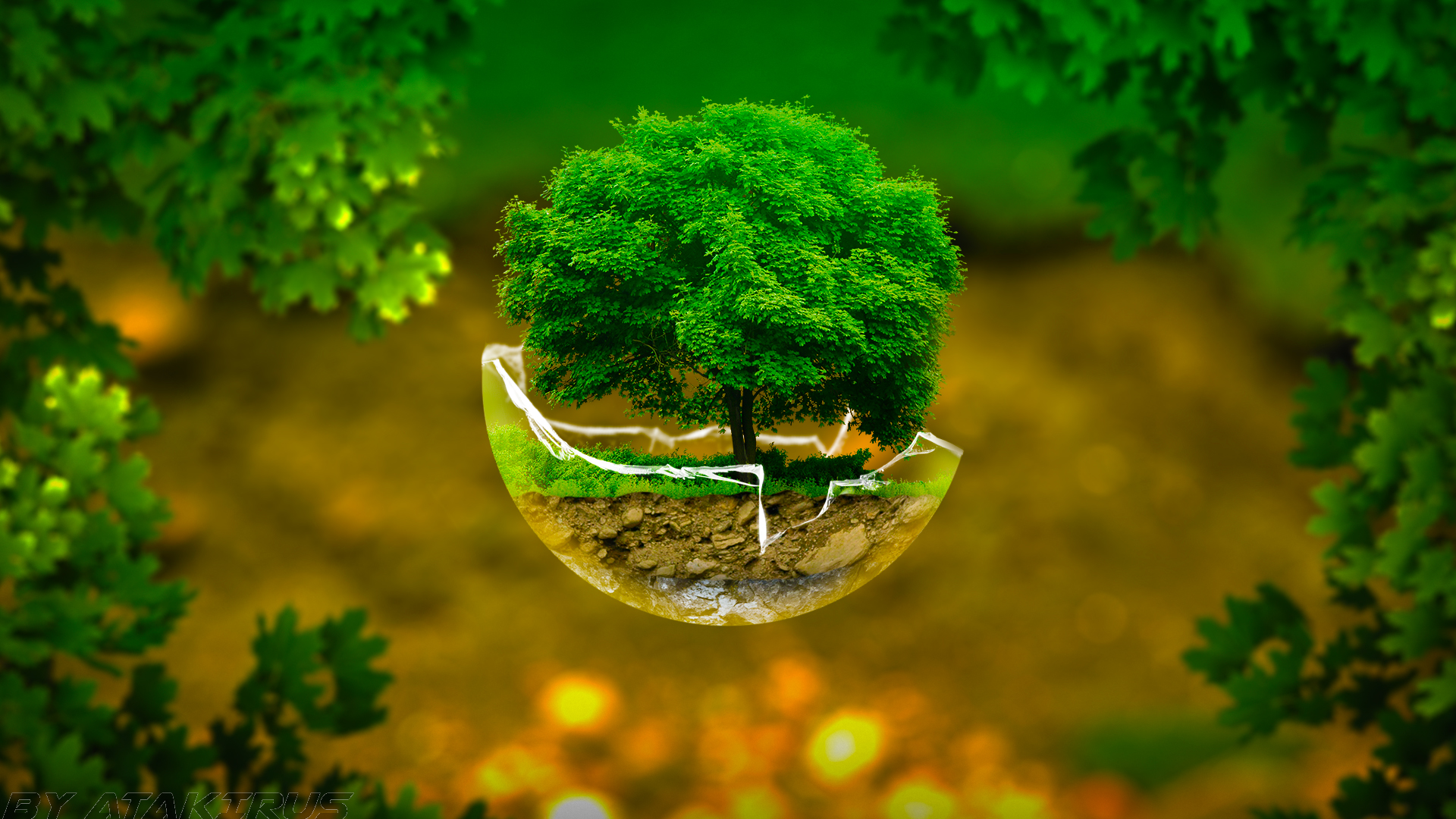 Tree In A Glass - 1920x1080 Wallpaper - teahub.io