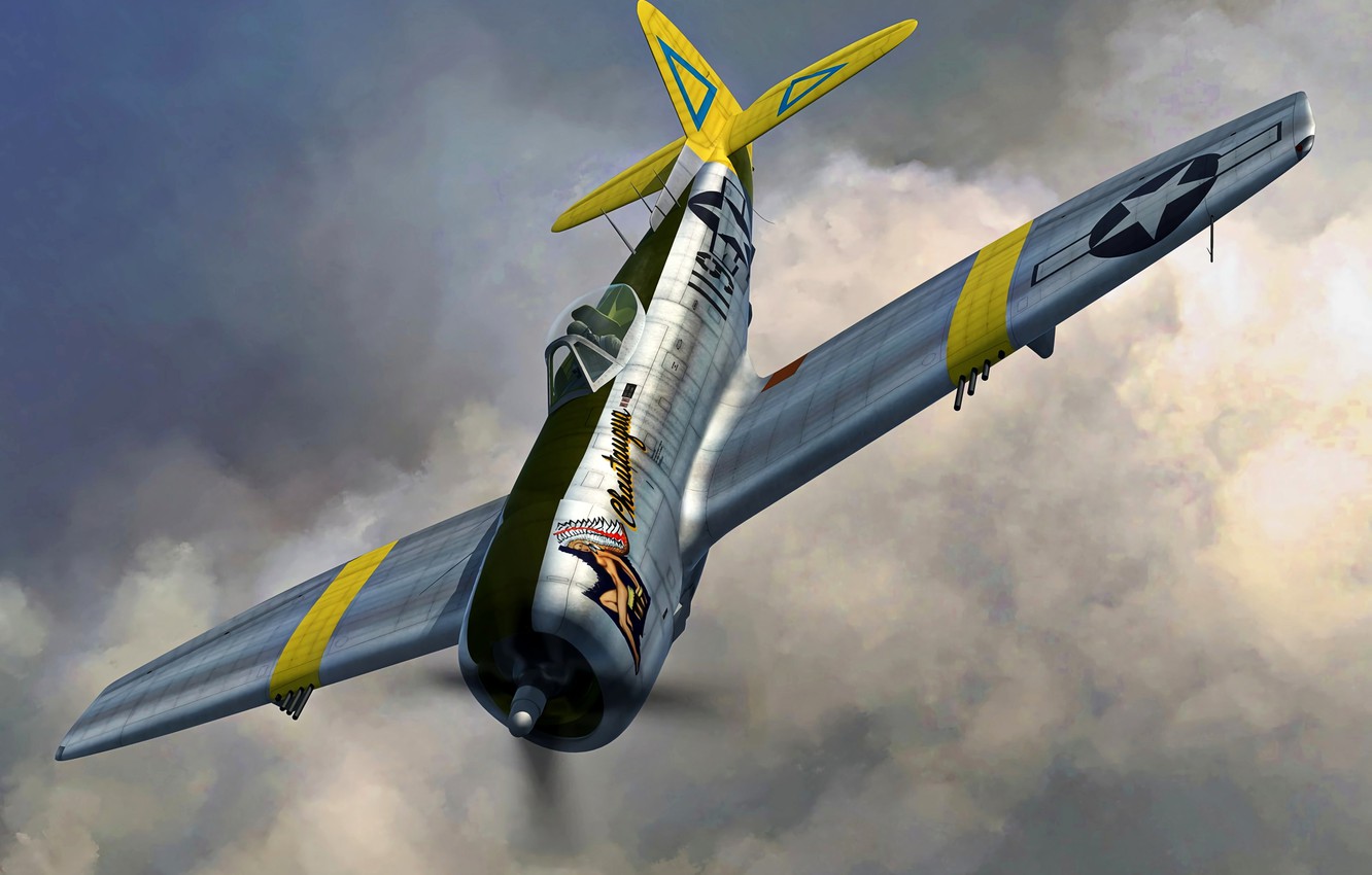 Photo Wallpaper Usa, Usaf, Republic, P 47n, P 47 Thunderbolt ...