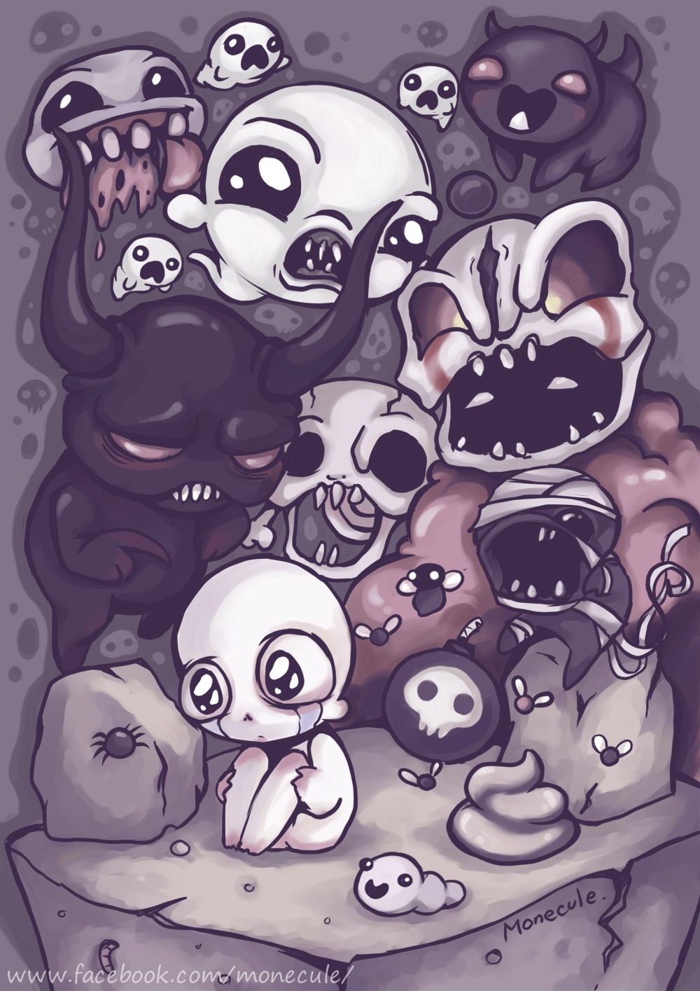 Binding Of Isaac Art - 1000x1415 Wallpaper - teahub.io