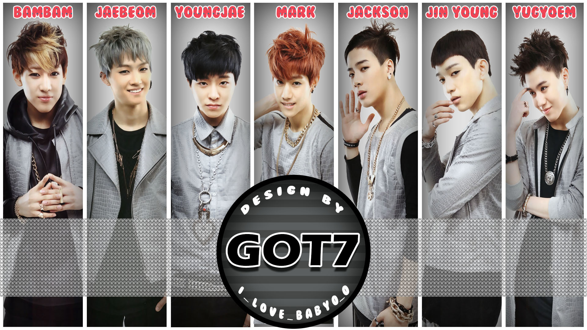 Full Wallpaper - Got 7 With Names - 1920x1080 Wallpaper - teahub.io