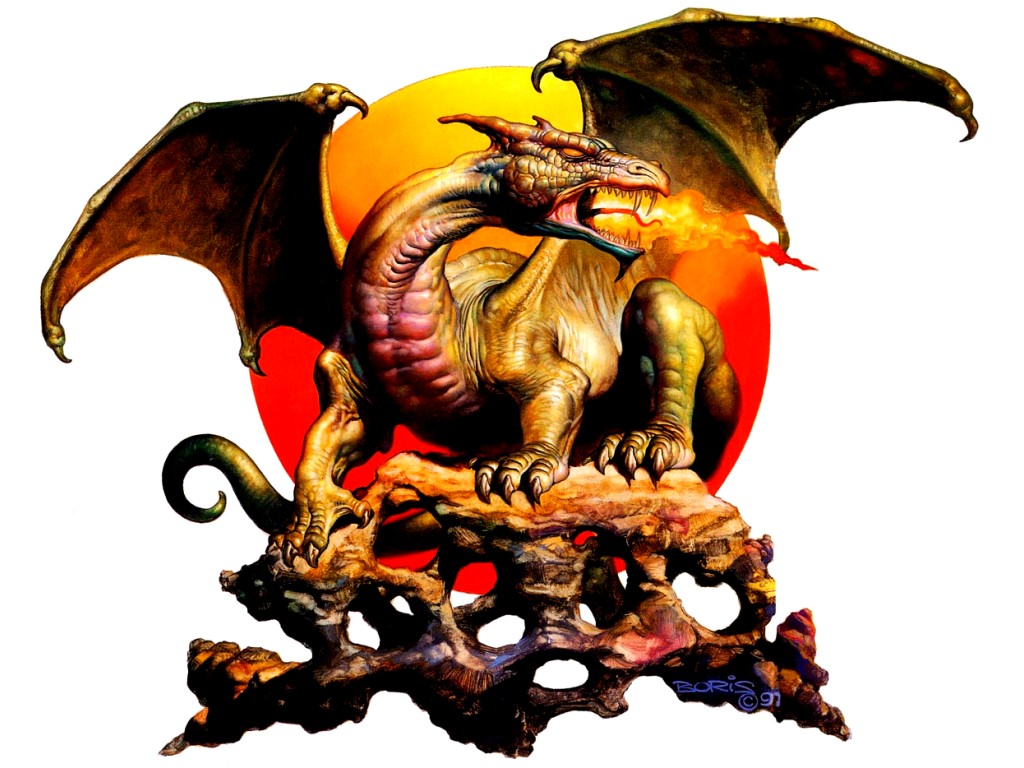 Boris Vallejo Dragon - 1024x768 Wallpaper - teahub.io
