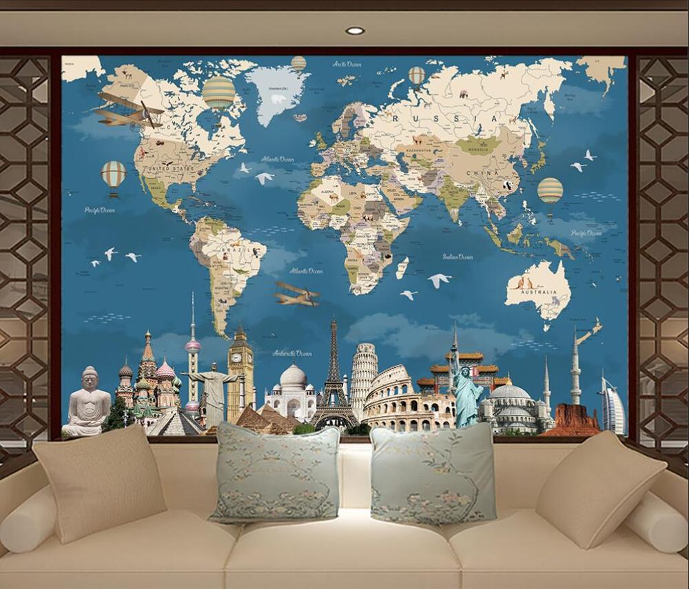 World Map Blue Retro Nostalgy - 1000x855 Wallpaper - teahub.io