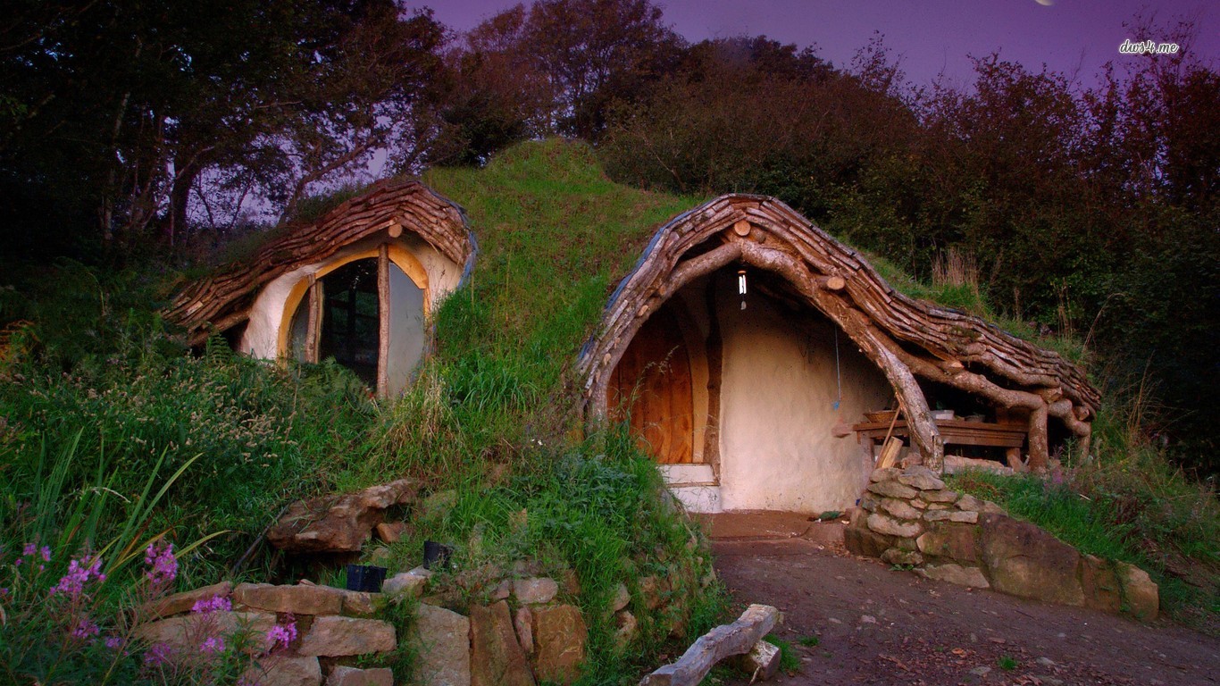 Hobbit House Wales Simon Dale - 1366x768 Wallpaper - teahub.io