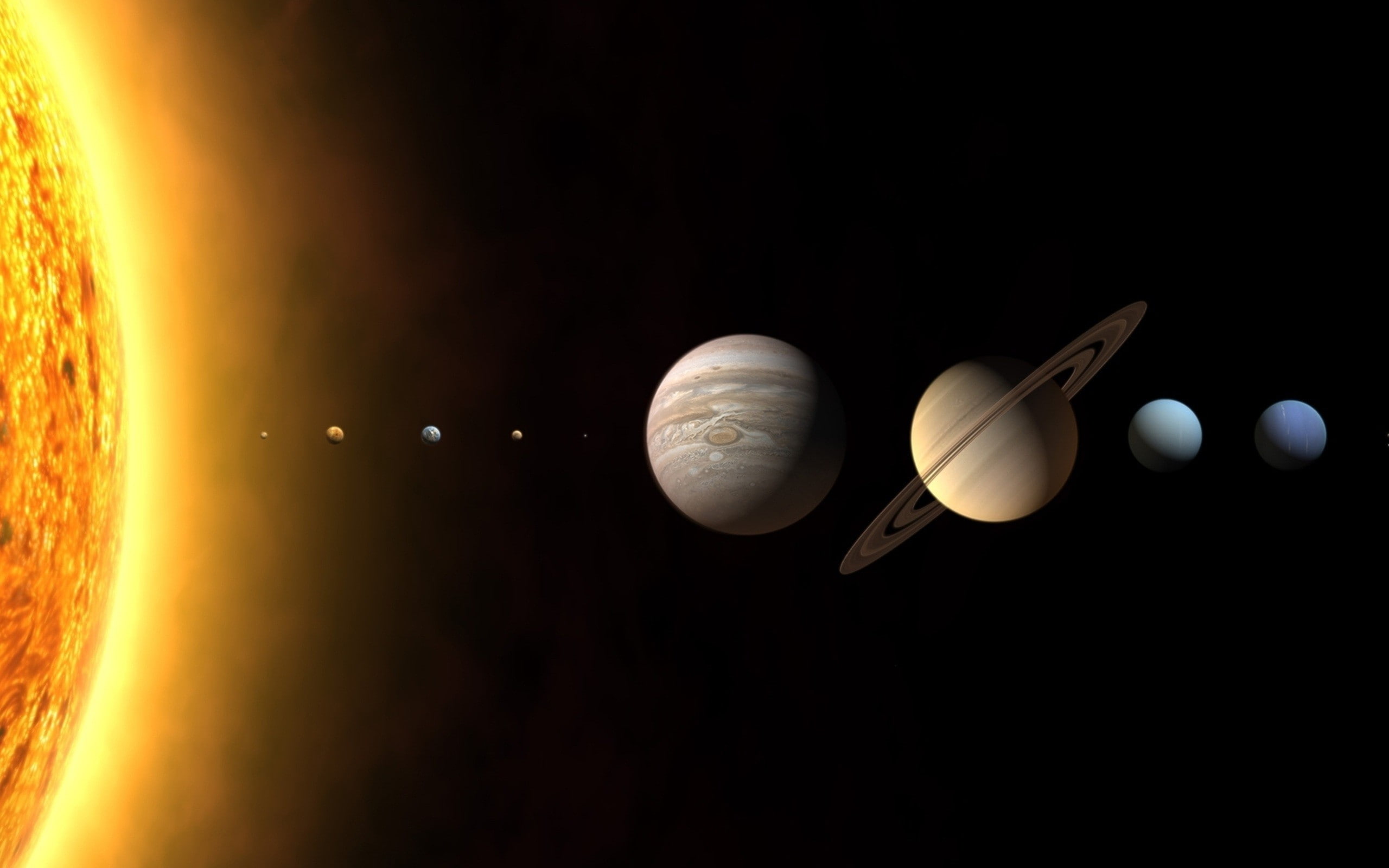 Solar System No Background - 2560x1600 Wallpaper - teahub.io