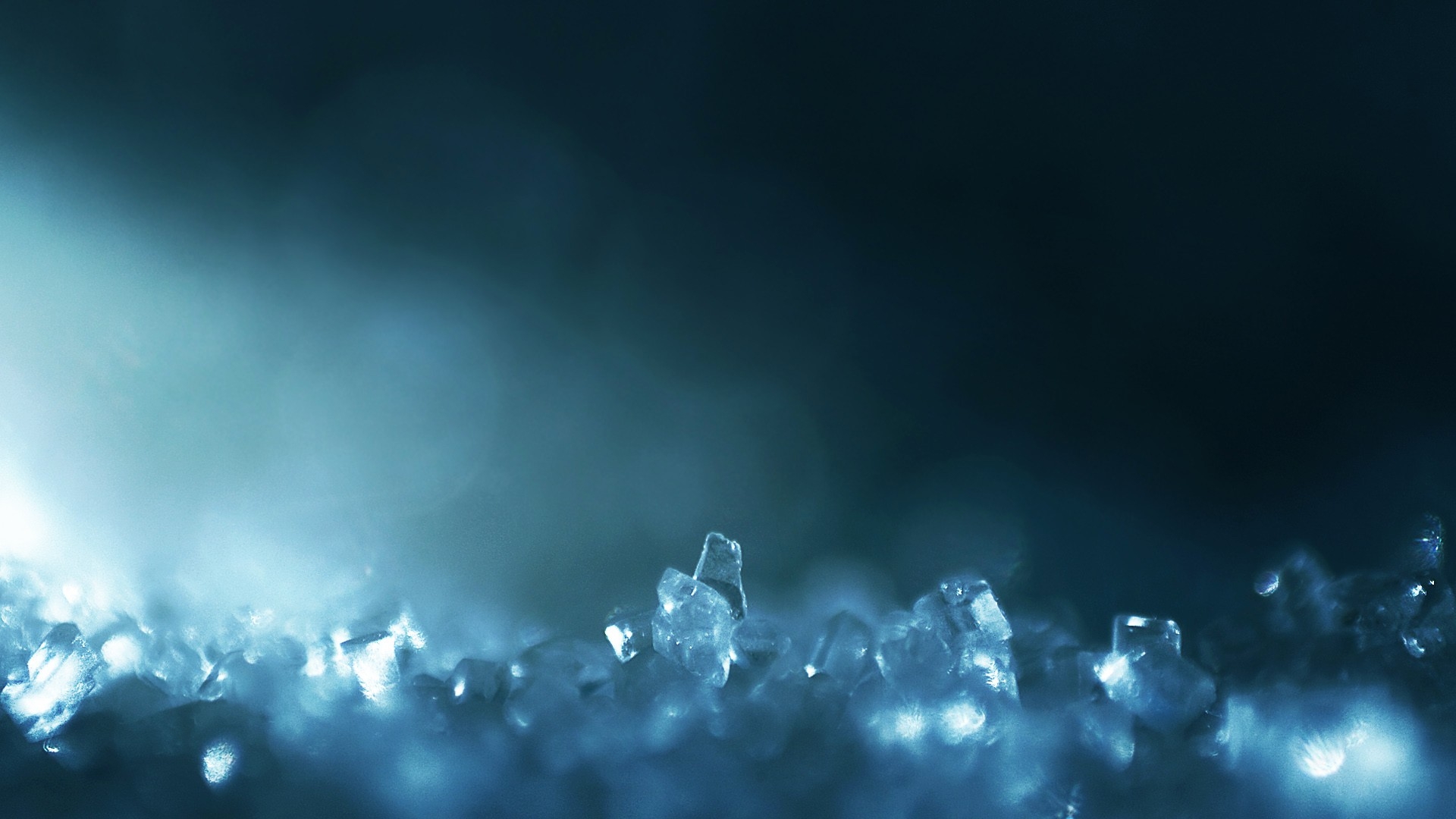 Ice Crystals Background